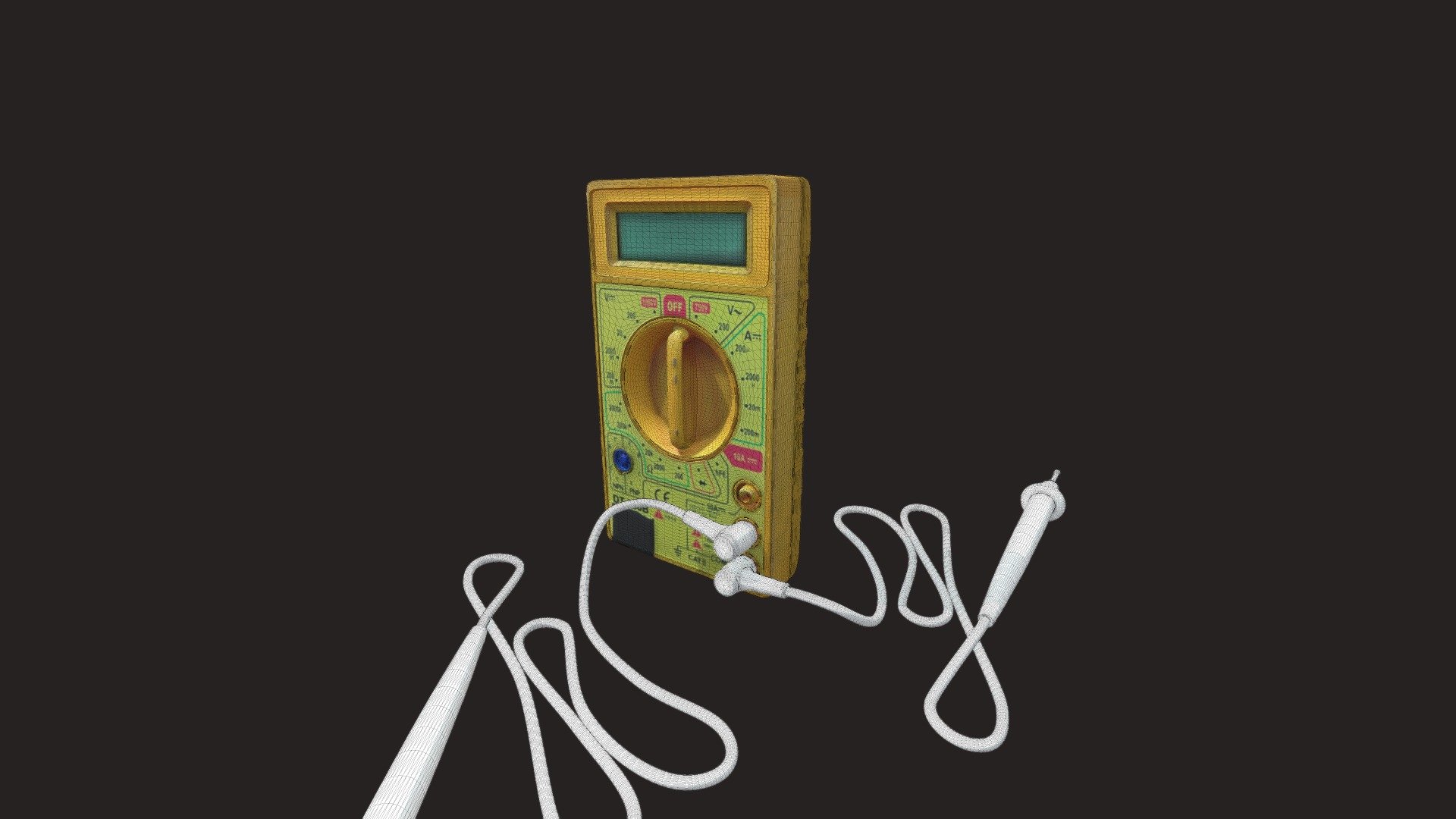 Multimeter - 3D model by mauricio.design3d [264d3ca] - Sketchfab
