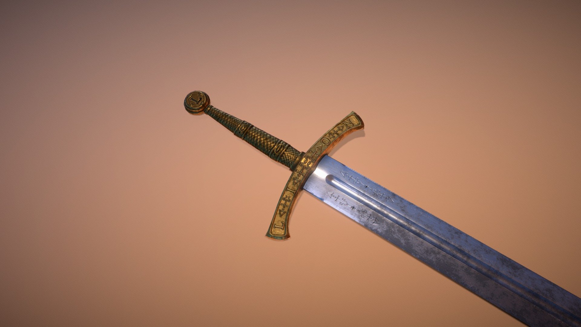 Old Ceremonial Sword - LION - Download Free 3D model by Toni García ...