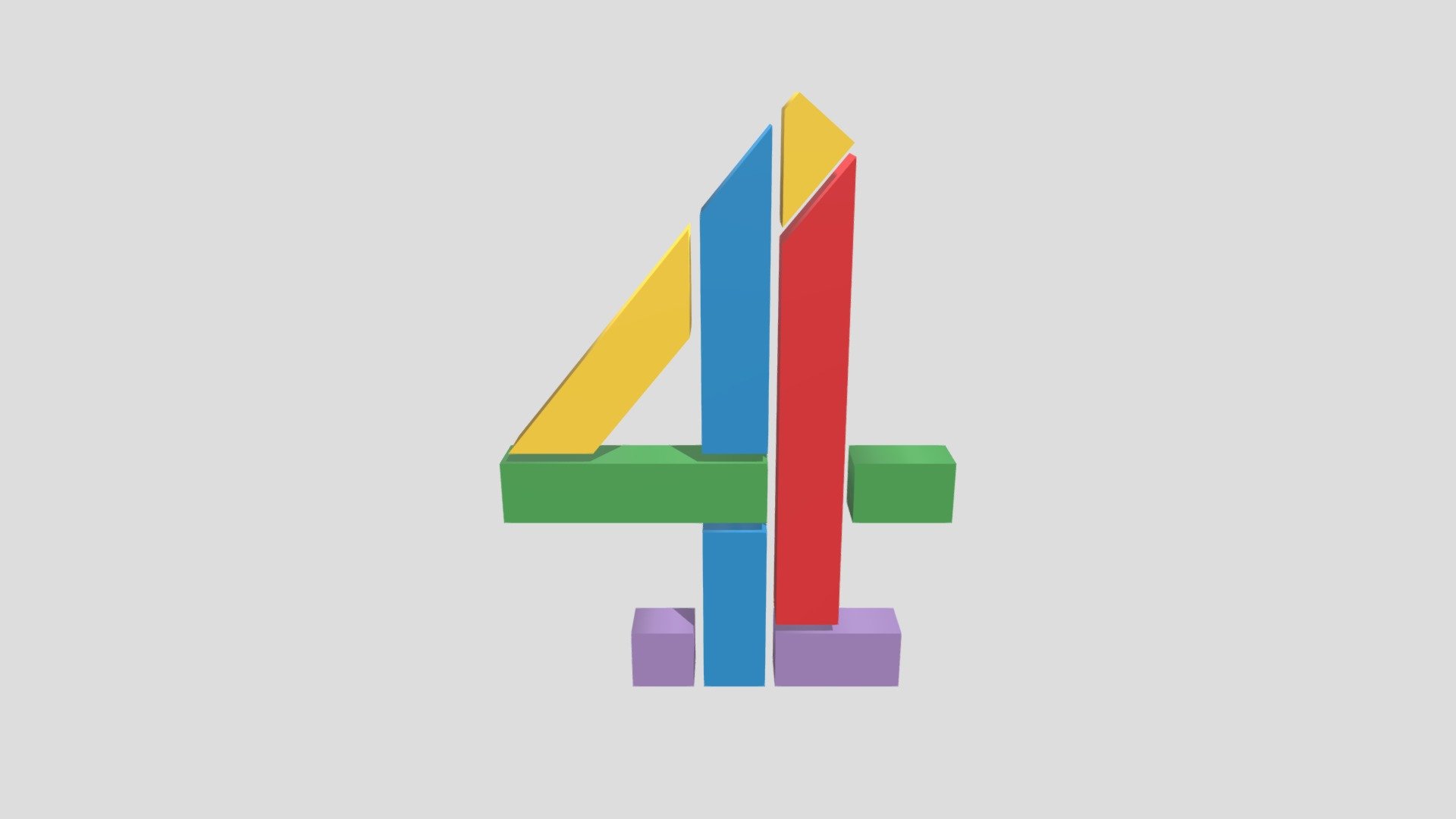 Channel_4_logo_1982 - 3D model by estefaze [2651615] - Sketchfab