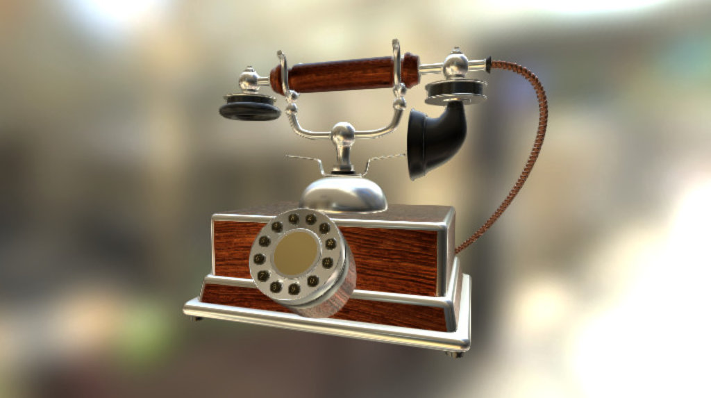 Old Phone - 3D model by IzIBrizi (@Ortegor16) [26536c1] - Sketchfab