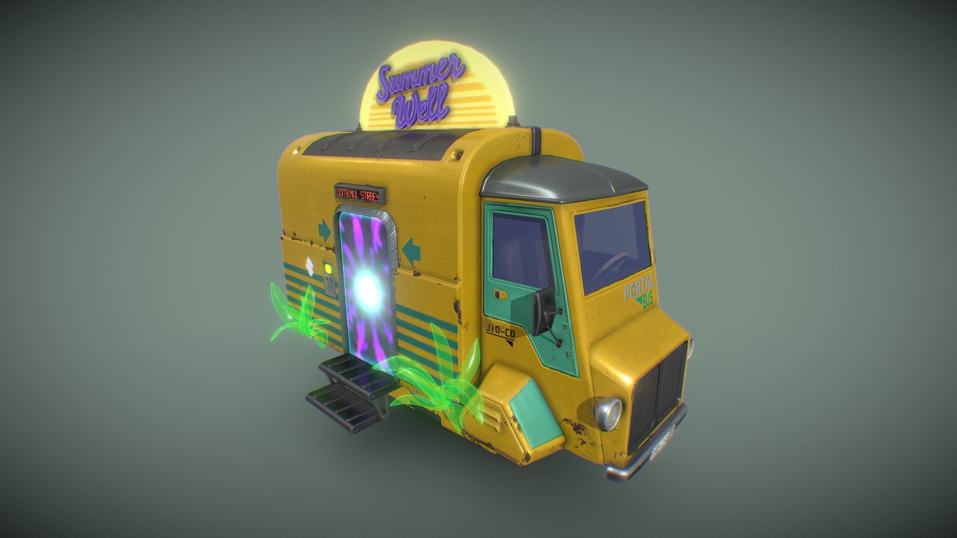 Portal Bus 3D [Alexandrin Damascan] - Buy Royalty Free 3D model by ...