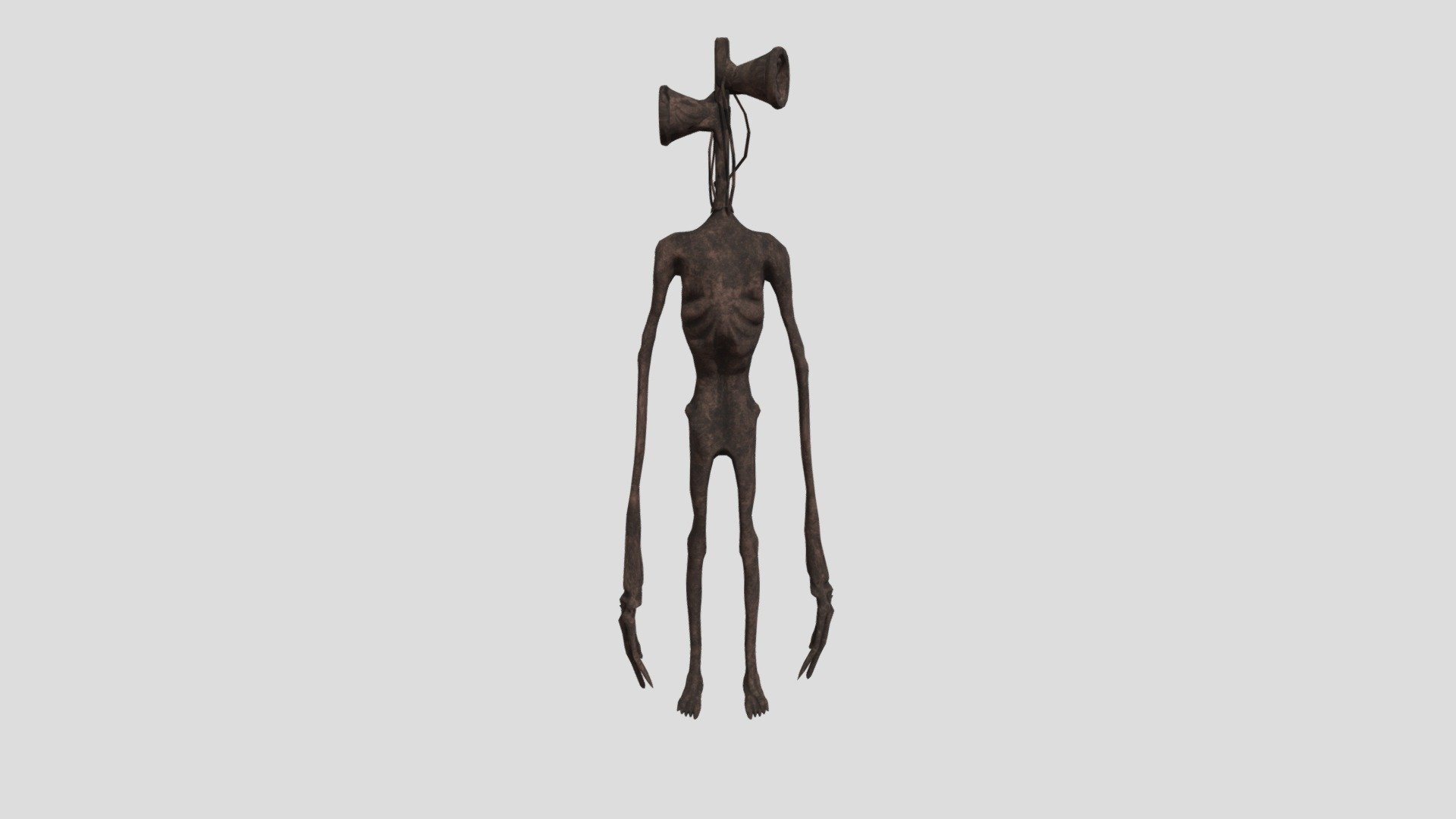 Siren Head Monkey Run - Download Free 3D model by The Pre Alpha Man ...