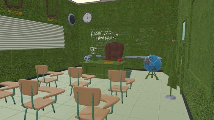 Classroom 3D models - Sketchfab