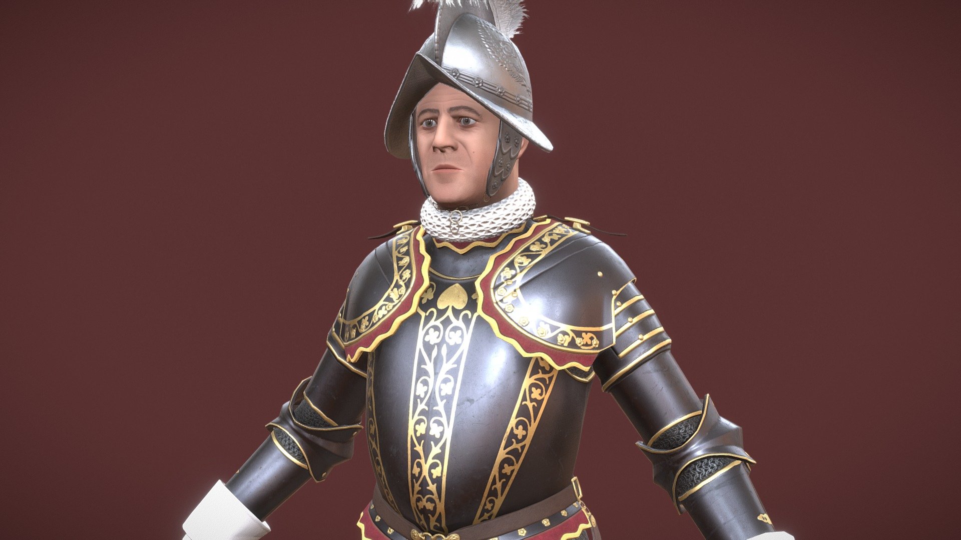 Commander of the Pontifical Swiss Guard - 3D model by Morejo [26562d0 ...
