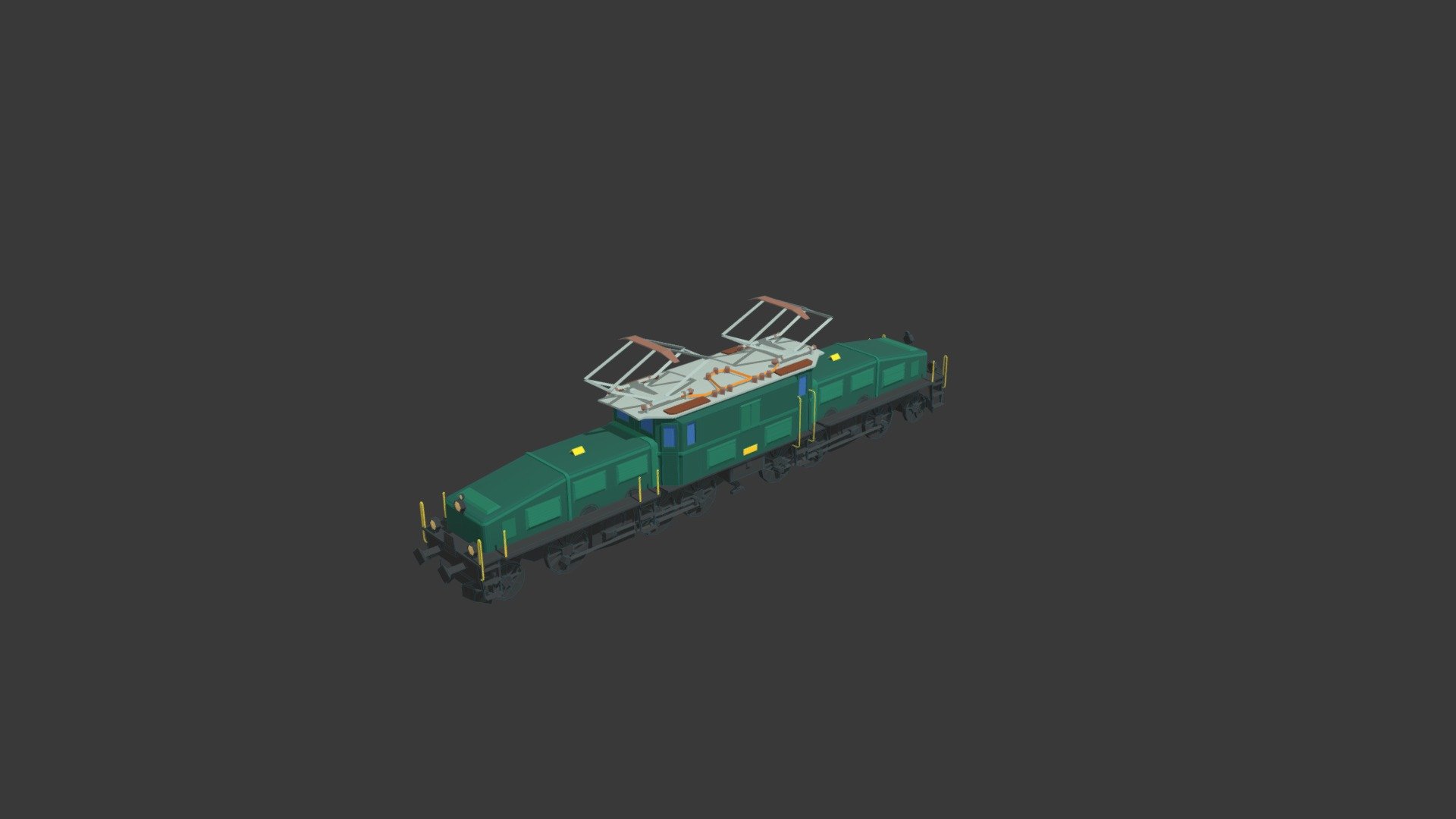 Lowpoly train - Download Free 3D model by juro.bednarik [265875d ...