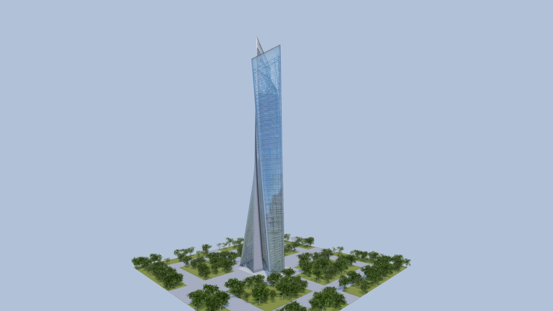 Skyscraper Prototype - 3D model by denniswoo1993 [265a7b9] - Sketchfab