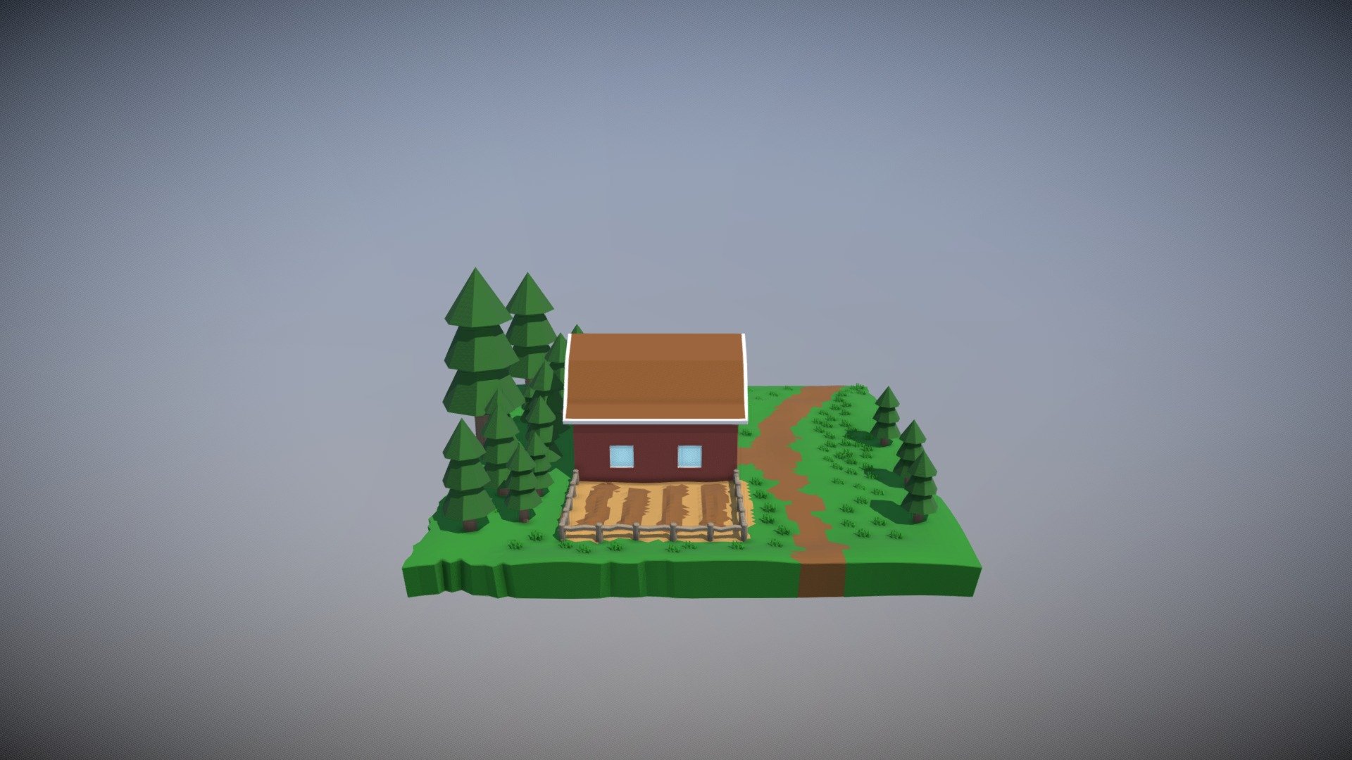 Farm - 3D model by connoragclarke [265a7c9] - Sketchfab