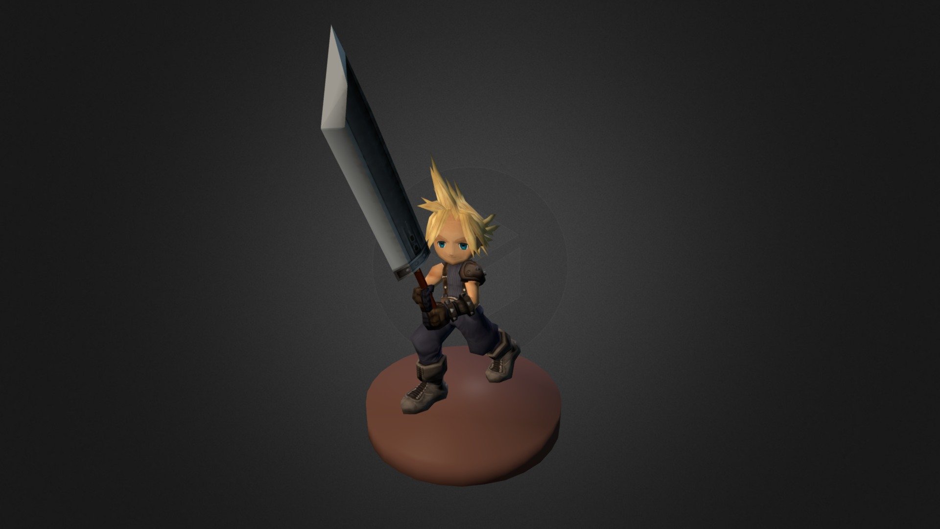 Cloud - Final Fantasy - Download Free 3D model by May S. Badaró ...