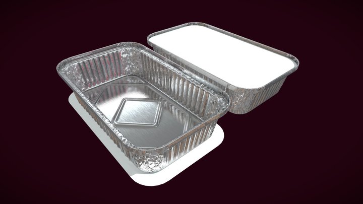 Foil-tray 3D models - Sketchfab