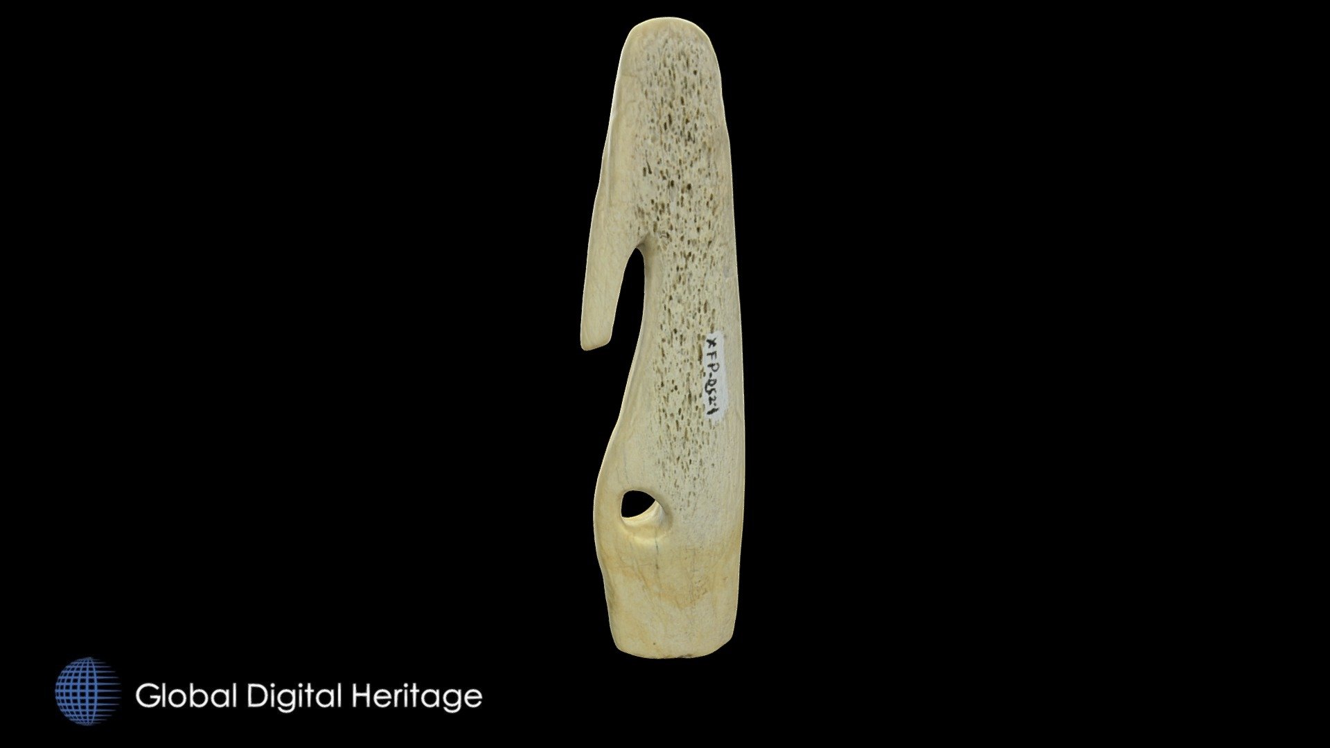 XFP-052 Bone Harpoon, Sanak Island, Alaska - Download Free 3D model by ...