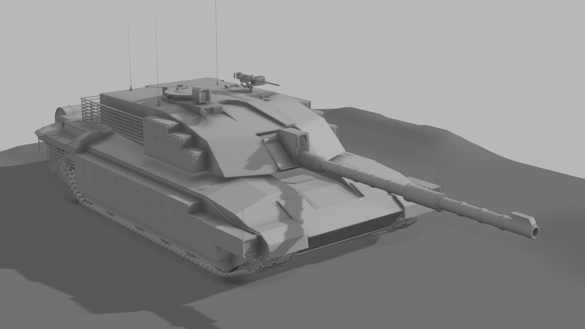 Challenger_2_tes_HP - Download Free 3D model by FabioVivas [265e6a8 ...