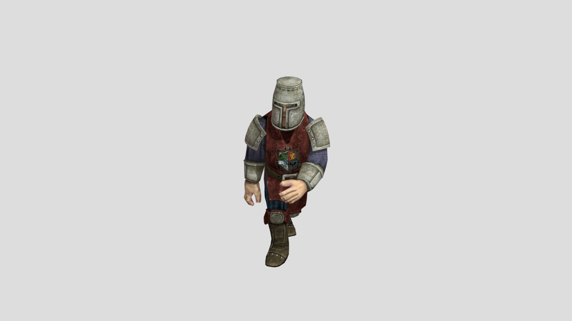 Castle Guard (Animated and Rigged) - Download Free 3D model by ...