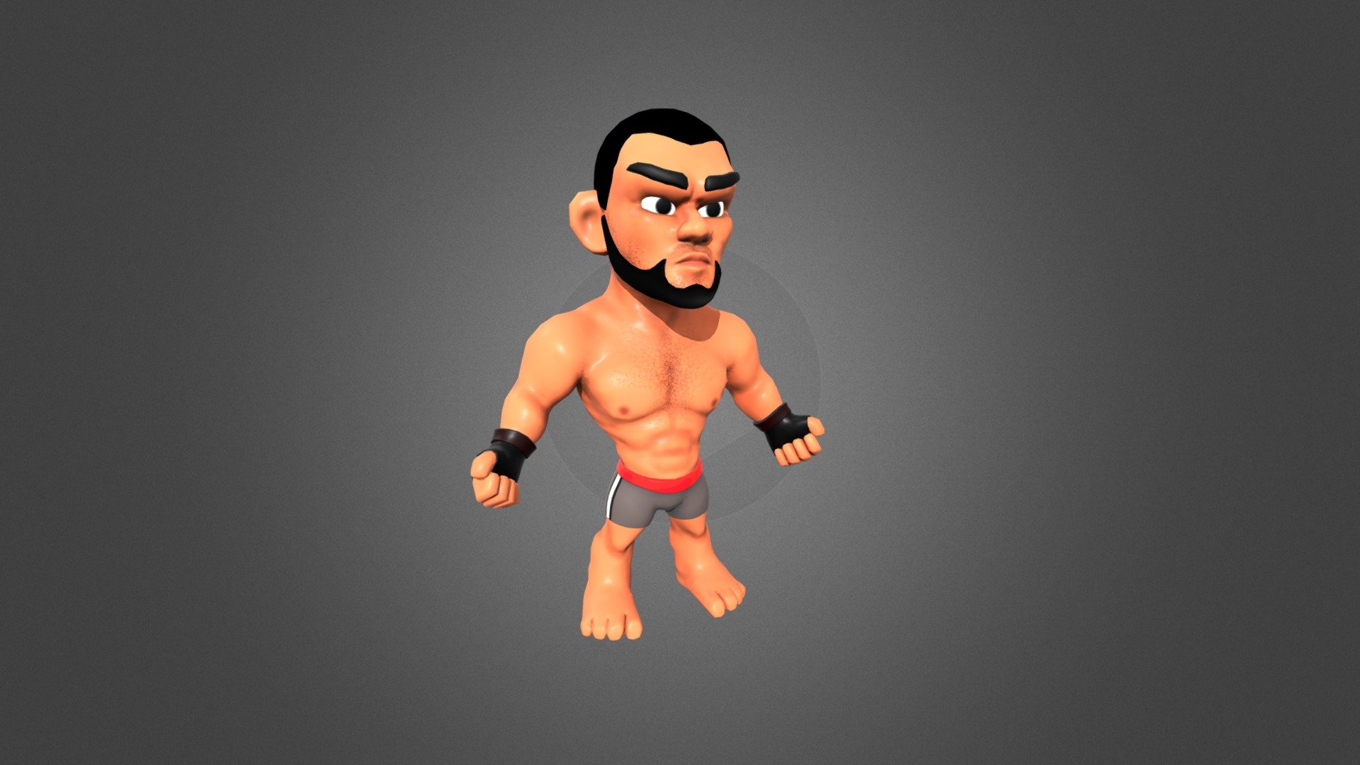Fighter Boxer Character - 3D model by newassets [2662fe6] - Sketchfab