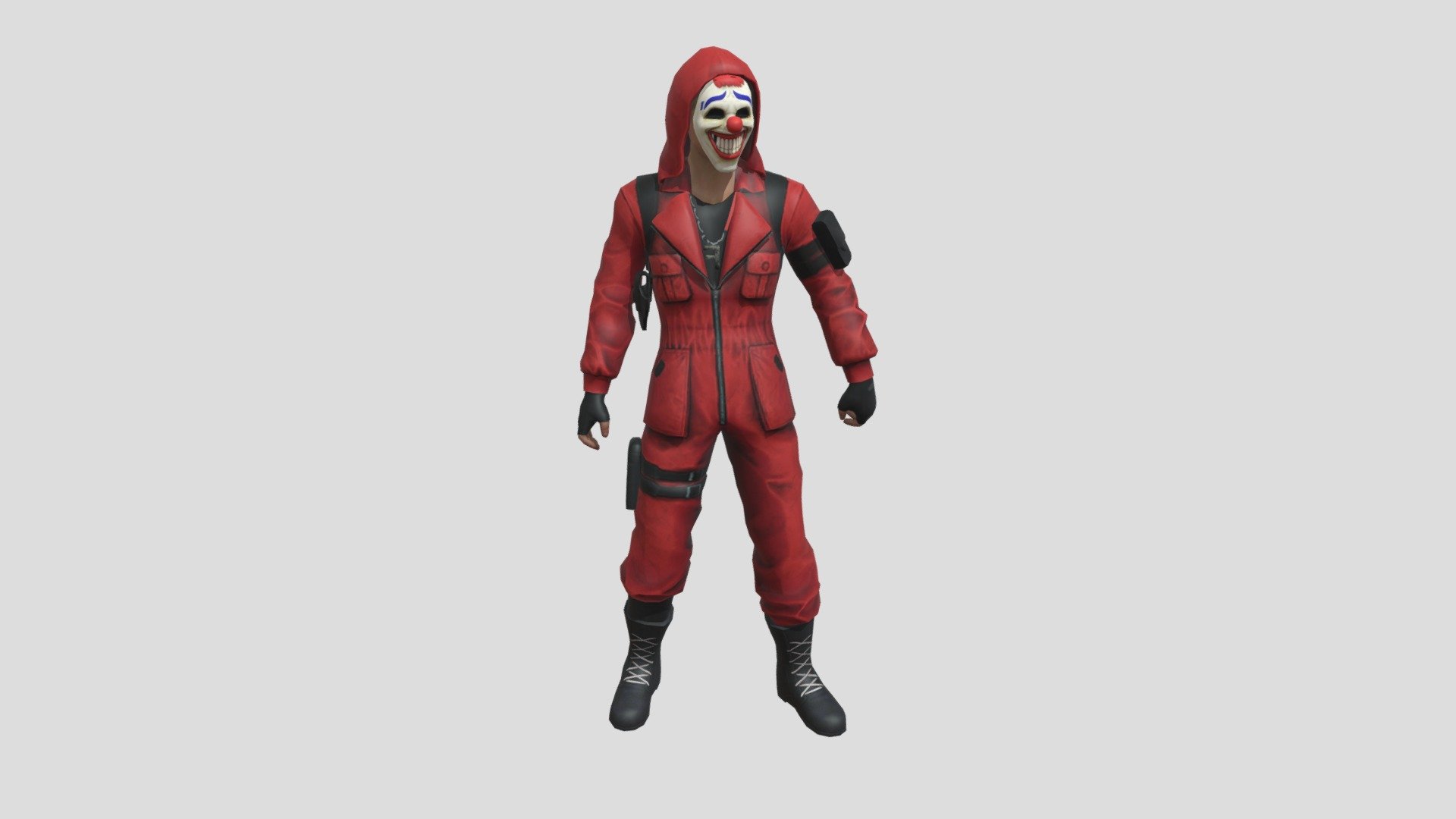Red_criminal_free_fire - 3D model by gamingowias [26640d4] - Sketchfab
