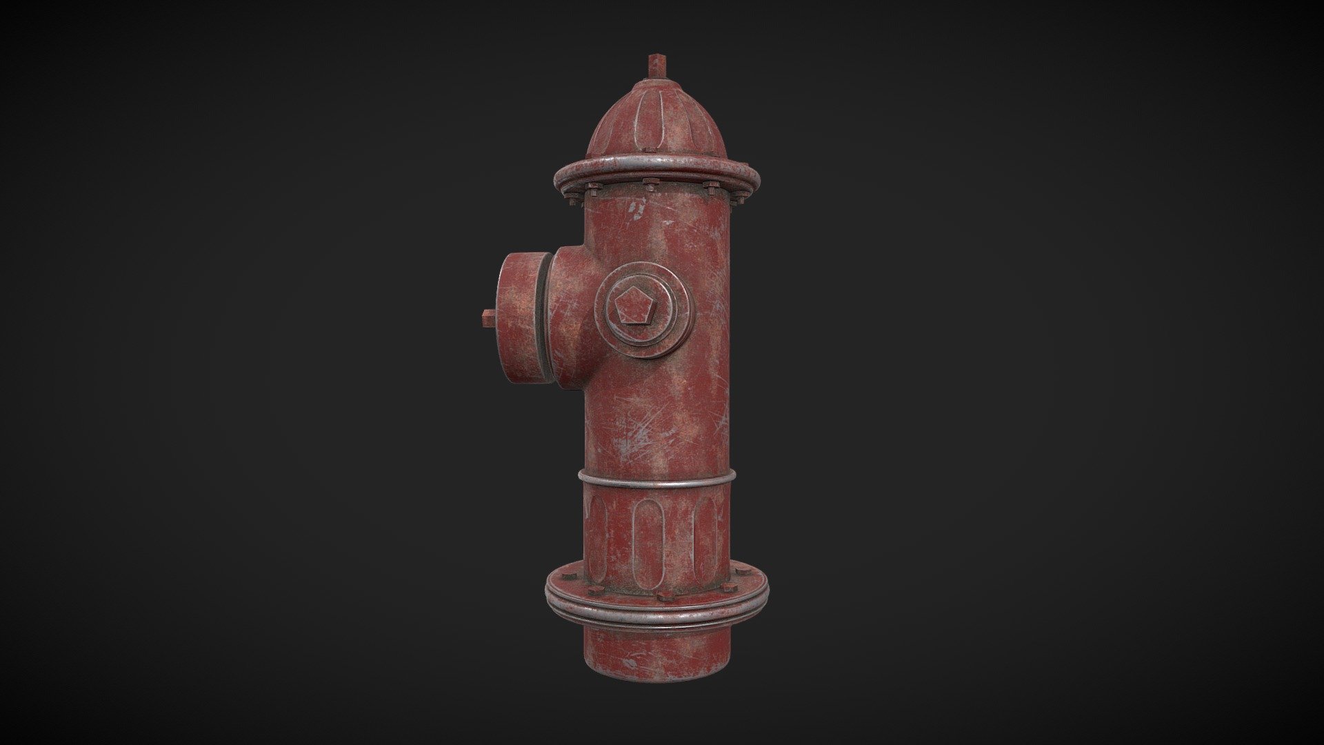 fire hydrant (highpoly) - 3D model by orcdev [2664d54] - Sketchfab