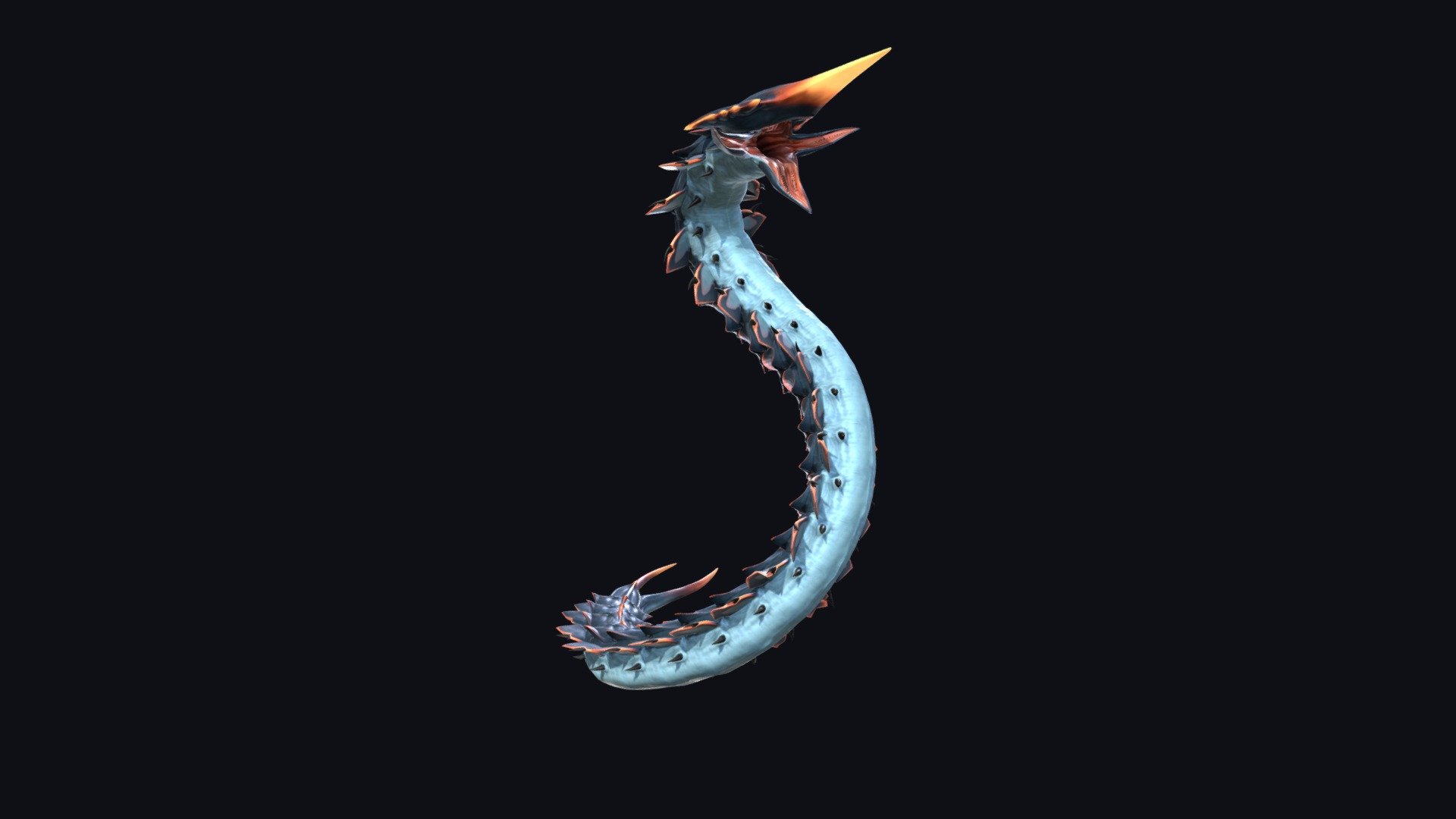 Ice Worm - 3D model by Fox3D [2666fab] - Sketchfab