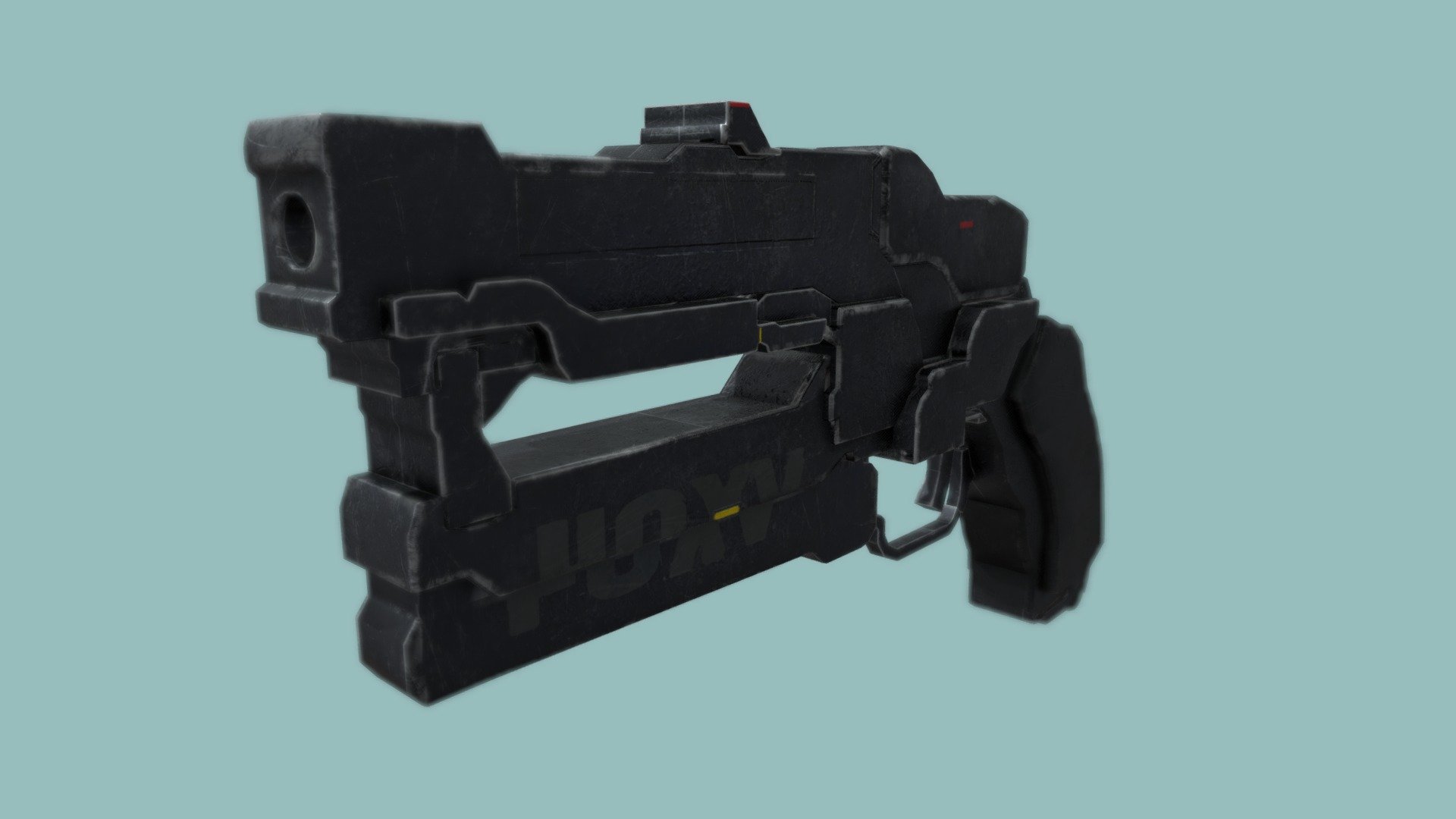Futuristic gun - Download Free 3D model by danmars [2667697] - Sketchfab