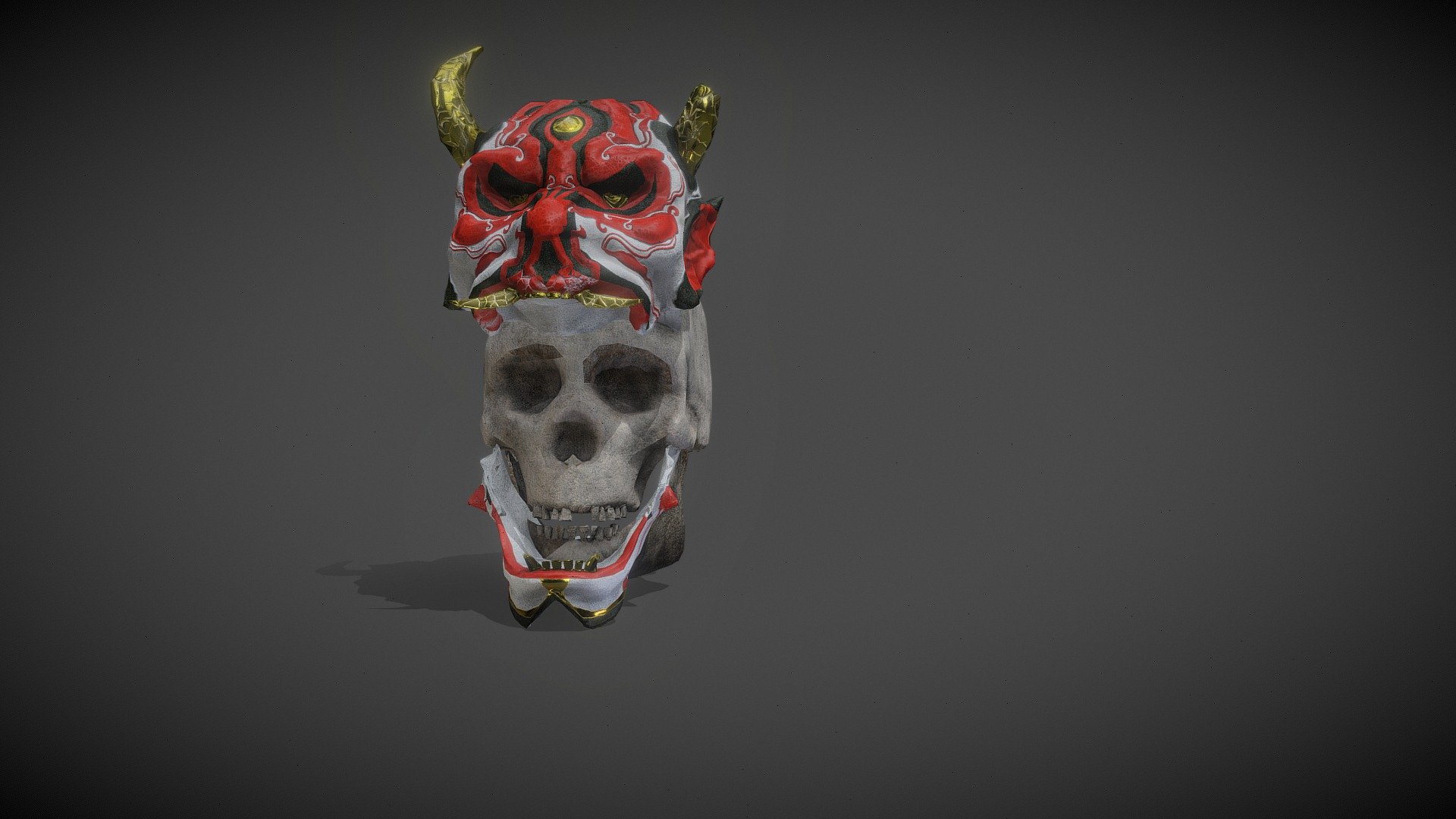 Skull of a cursed Man - 3D model by KarimHadi [266856e] - Sketchfab
