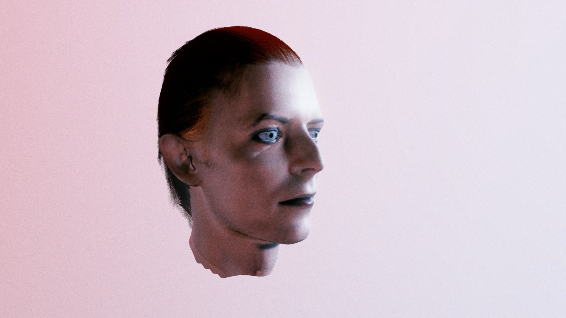 Thin White Duke head - 3D model by Alexizander (@alexizand3r) [266a91f ...