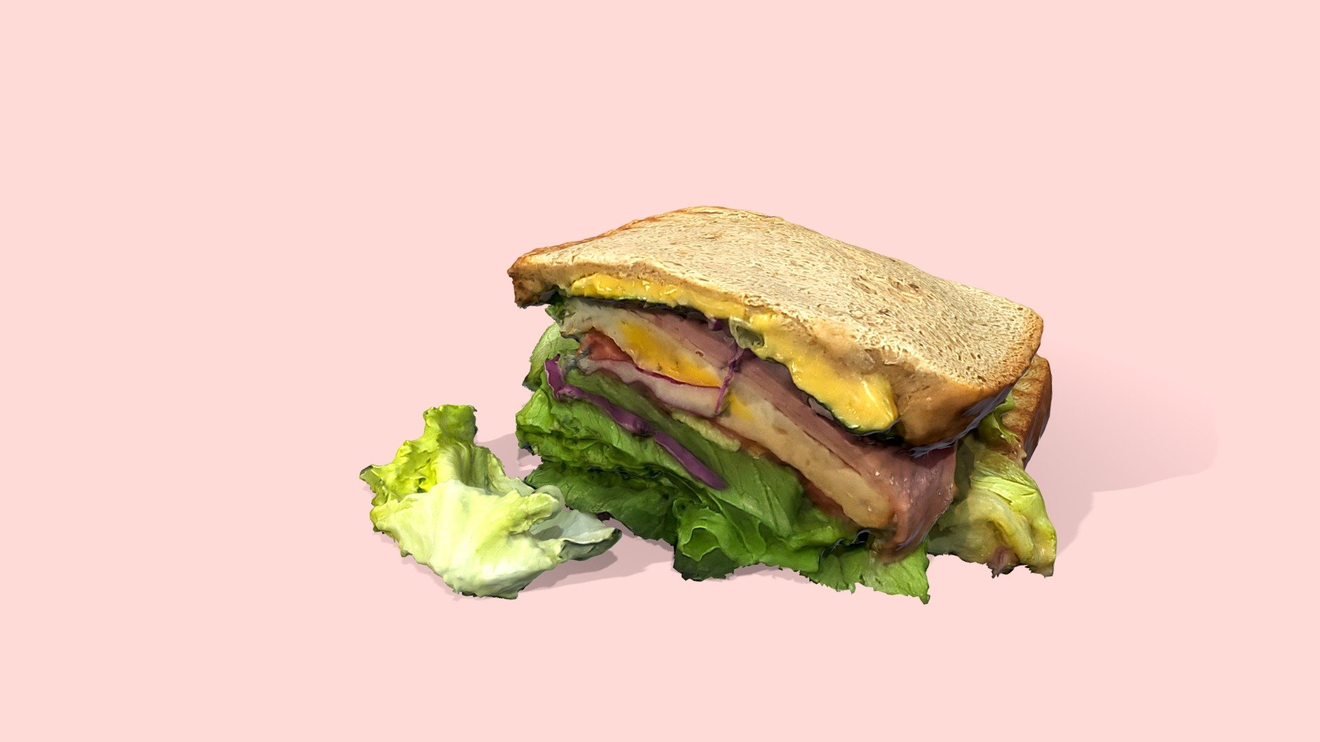 Sandwich - 3D model by parkjuhee [266b595] - Sketchfab