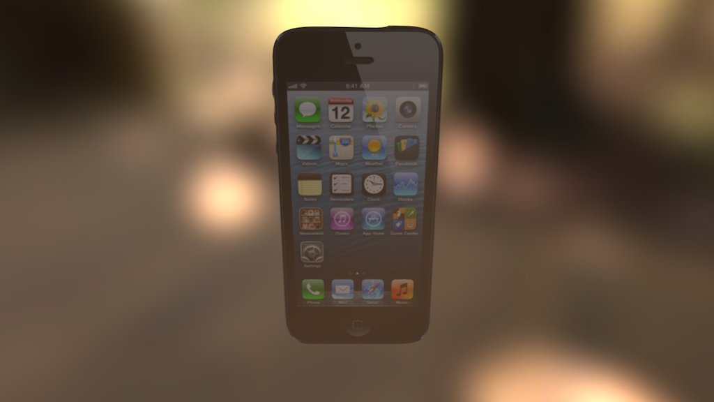 Photoshop 3d - iphone - 3D model by jasonleewilson [266d612] - Sketchfab