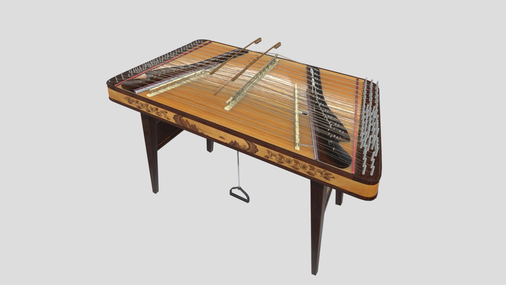 KCISA-16.양금_ Yanggeum - Download Free 3D model by Korea Culture ...