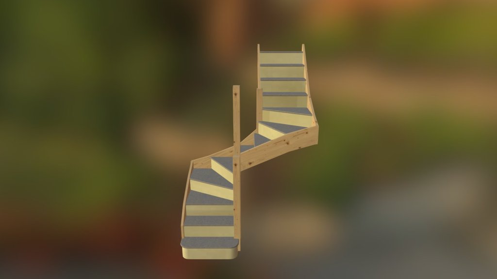 TK2334-1 - 3D model by TKstairs.com (@tkstairs) [2671681] - Sketchfab