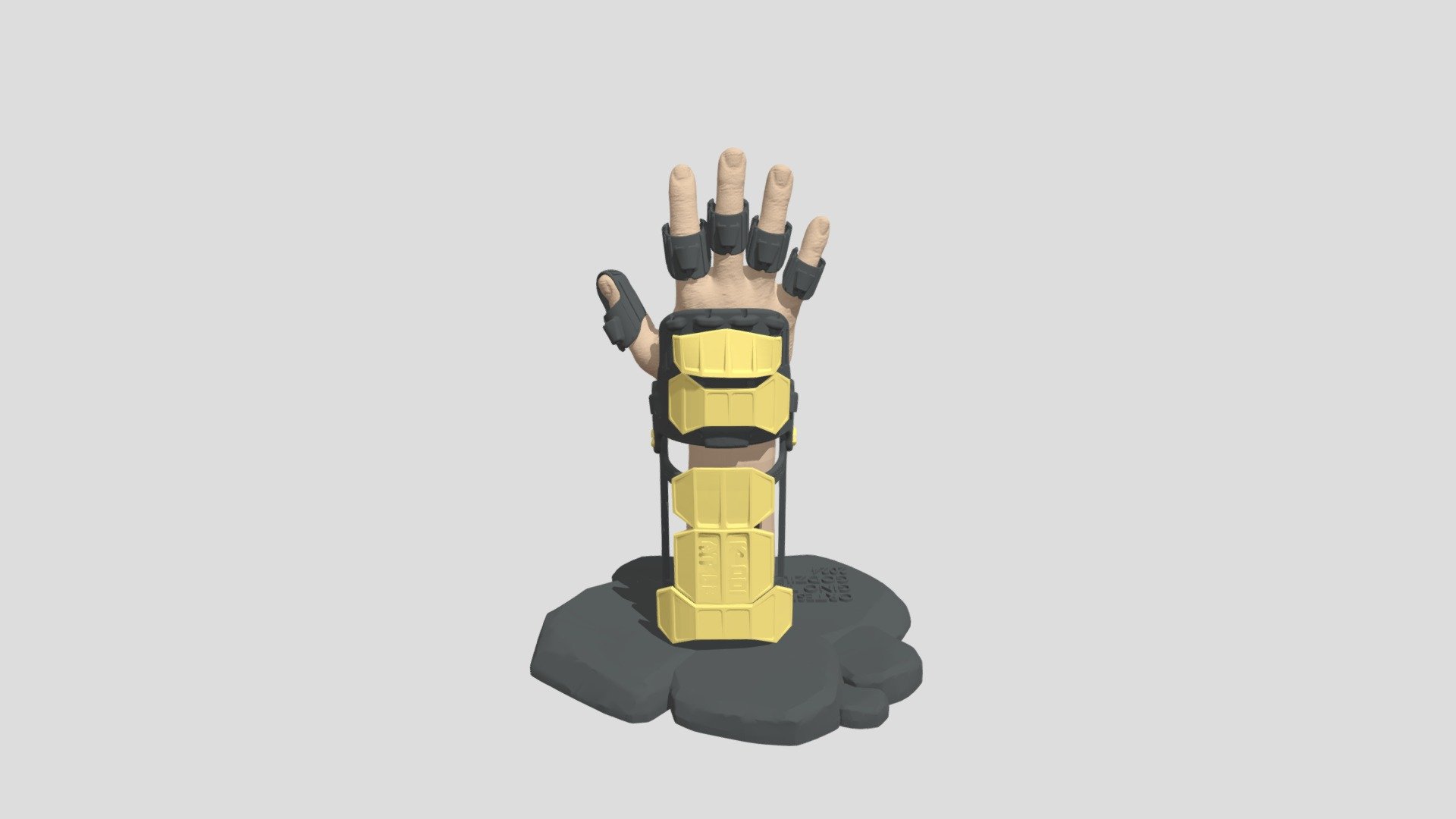 Kong inspired hand orthosis 5SEIS + Atomic LAB - Download Free 3D model ...