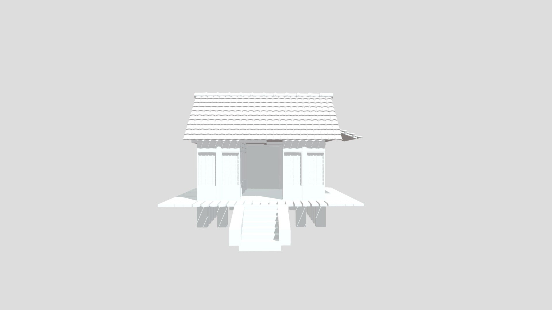 Japanese Traditional House - Download Free 3D model by VIPabhas ...