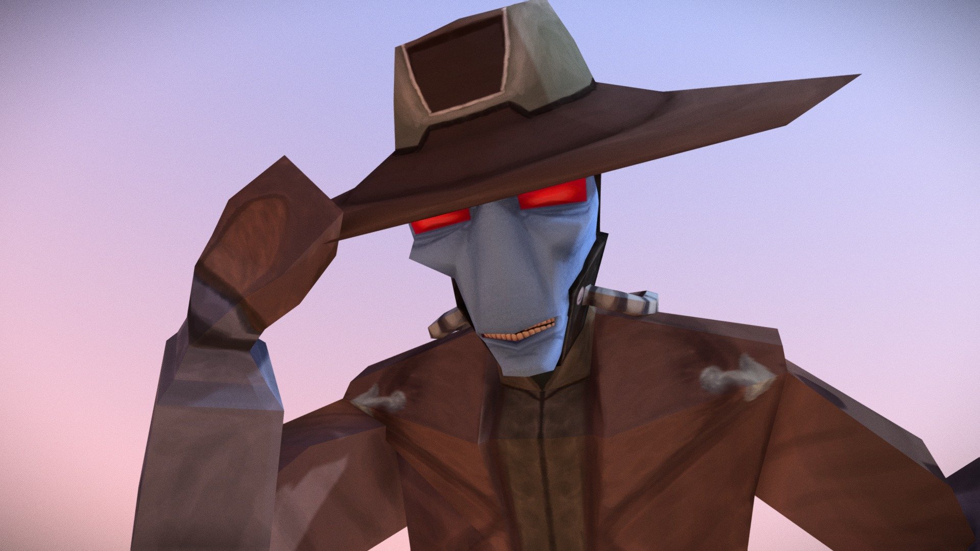 Low-Poly Cad Bane - 3D model by Dr. Cartoons (@Pox) [2673d0a] - Sketchfab