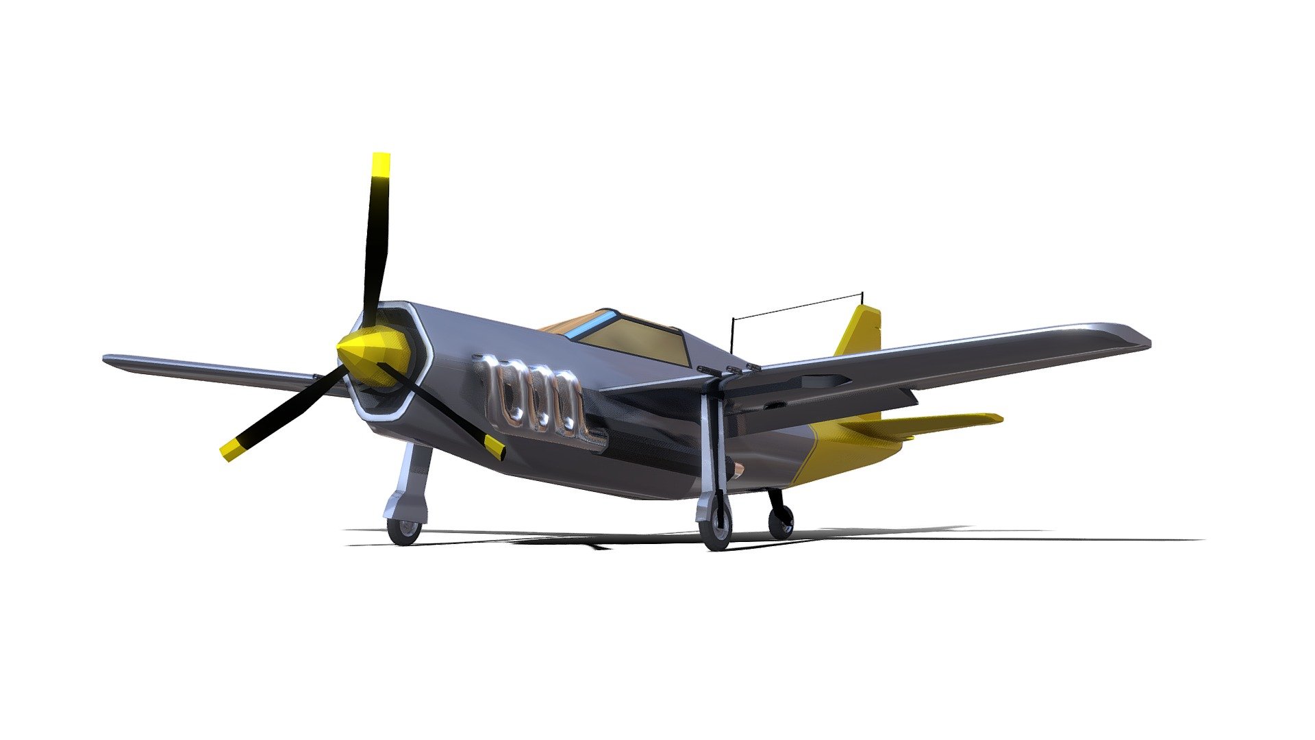 Air Propeller Plane - Lowpoly - Download Free 3D model by rkmorello ...