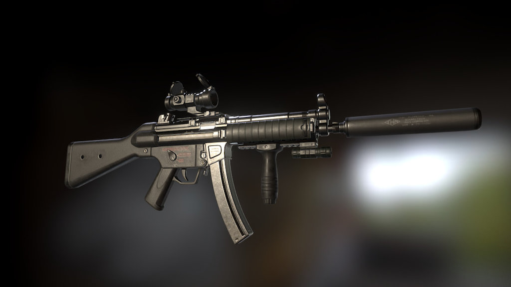 MP5A4 - 3D model by KMJ45 (@KimMyeongJin) [267408b] - Sketchfab