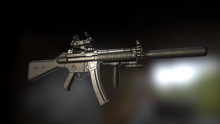 Mp5a4 3D models - Sketchfab