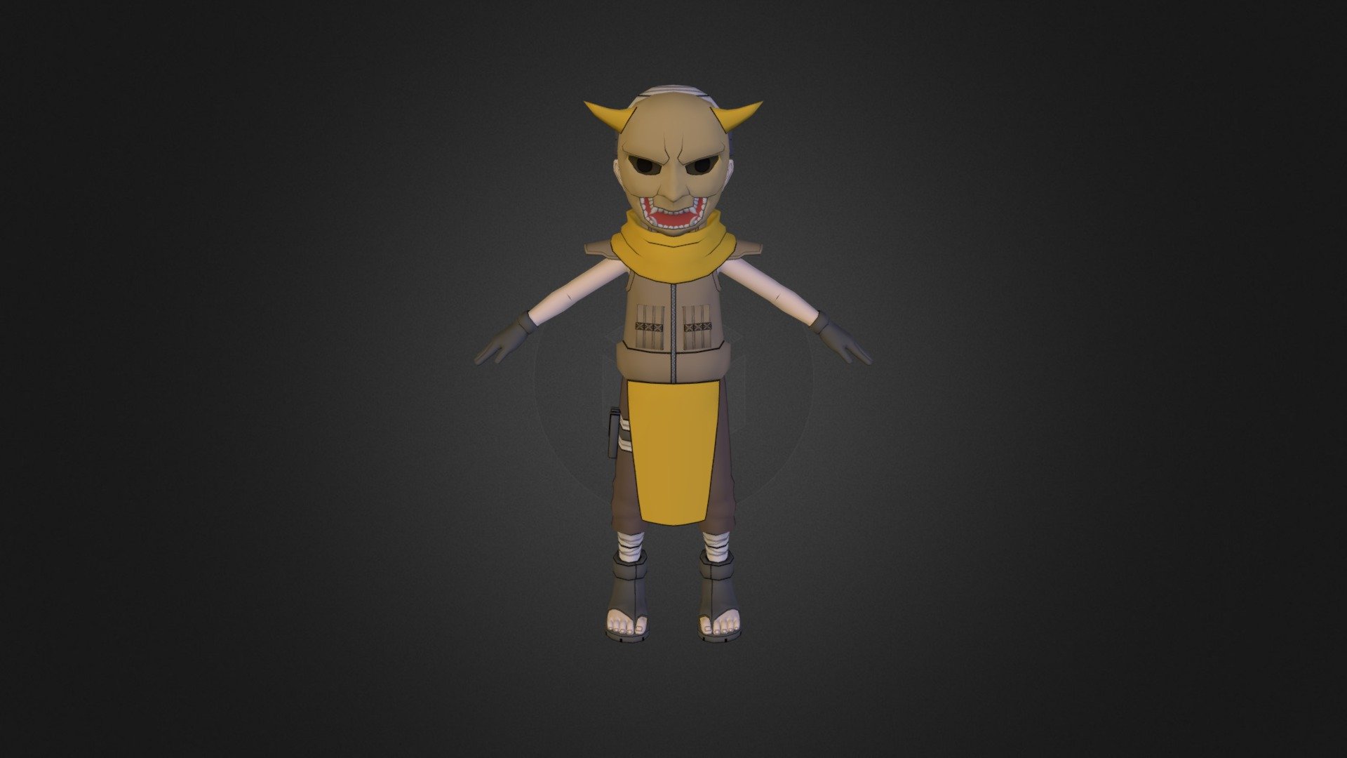 Suna Anbu Level 1 - 3D model by troyelite [267613c] - Sketchfab
