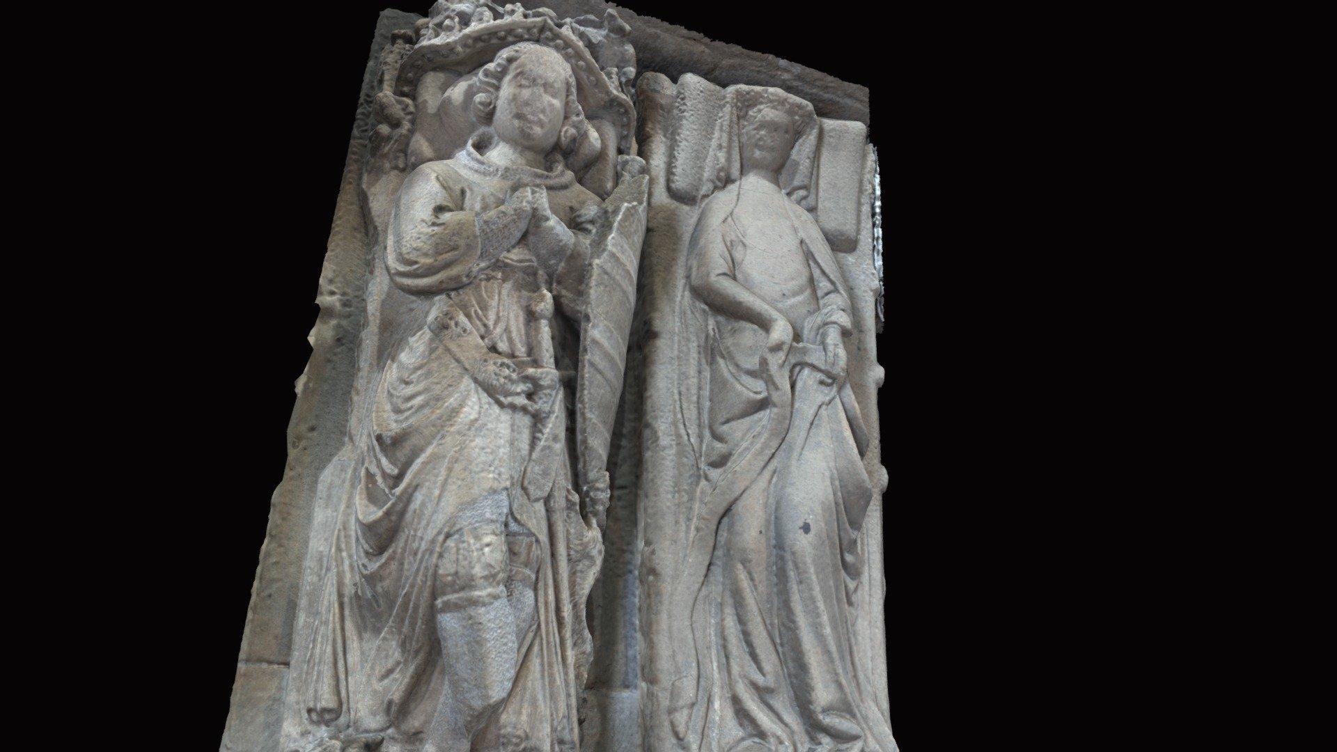 Bedale, Yorkshire, medieval effigies - 3D model by Gnomonsland [2679aaf ...
