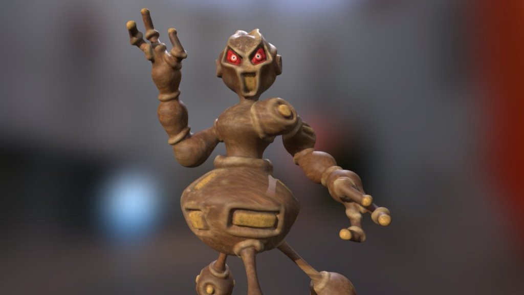 Rusty Robot - 3D model by Richard Ruiz (@RichardRuiz) [267a369] - Sketchfab