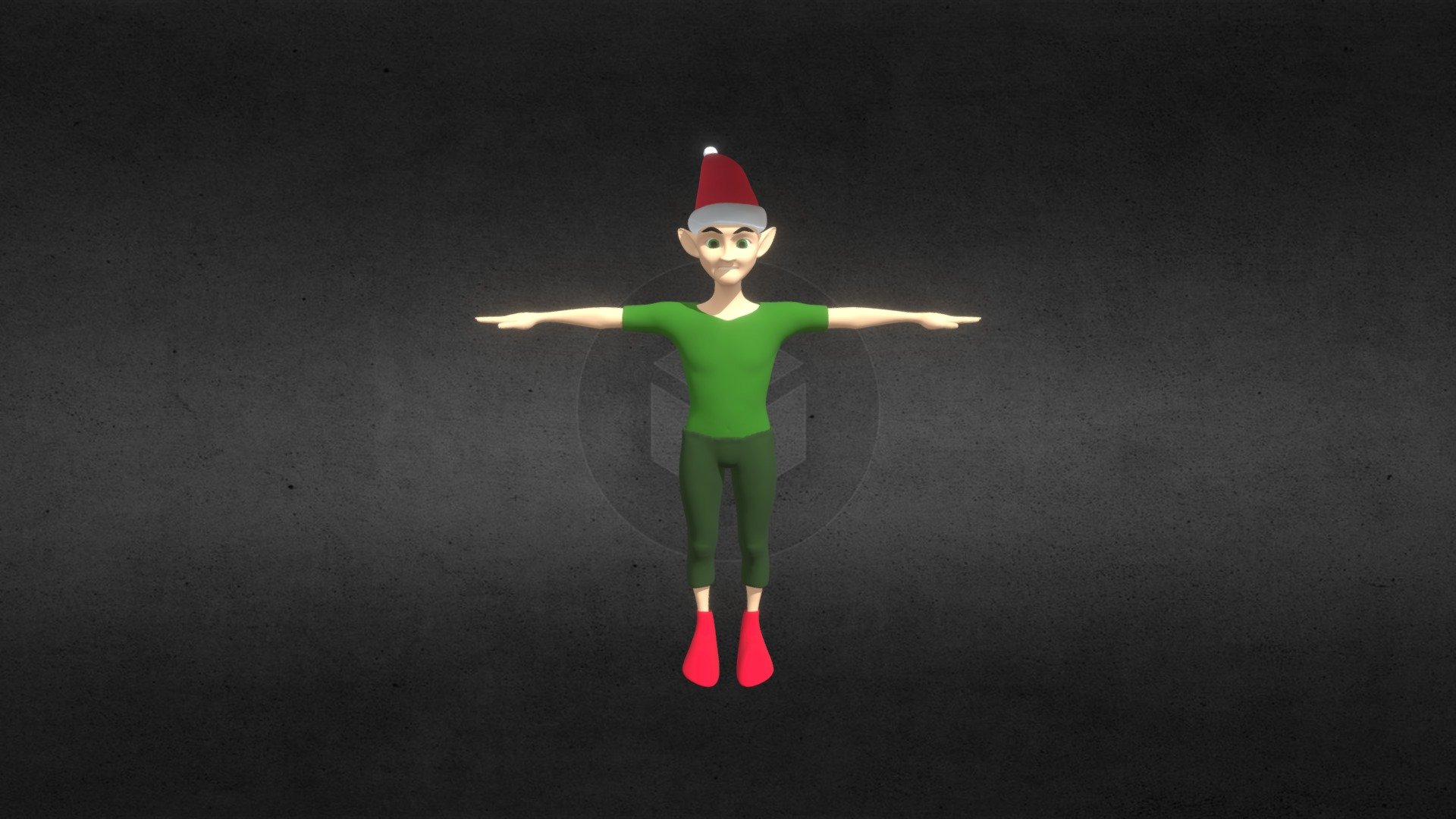 Christmas Elf - 3D model by kanzari.design [267a9e4] - Sketchfab