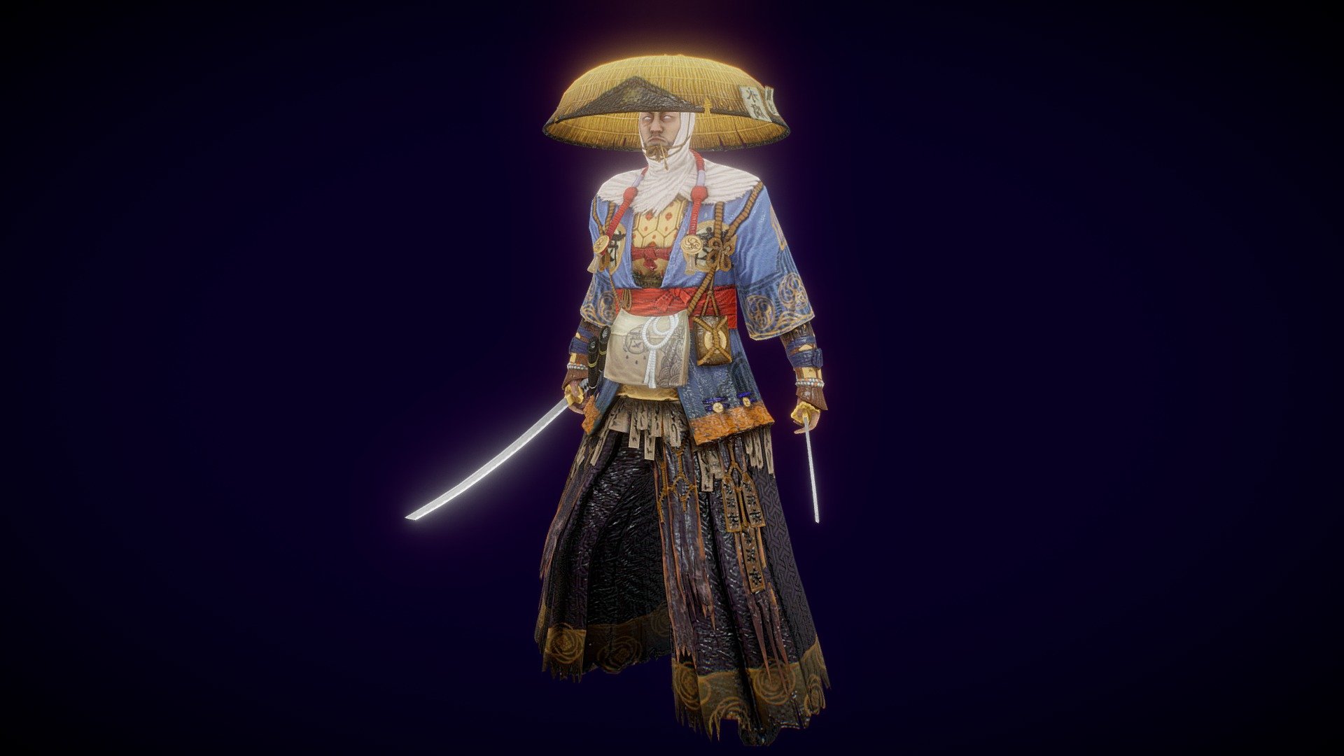 Blind ronin - Buy Royalty Free 3D model by Luna Studio (@StudioLuna ...