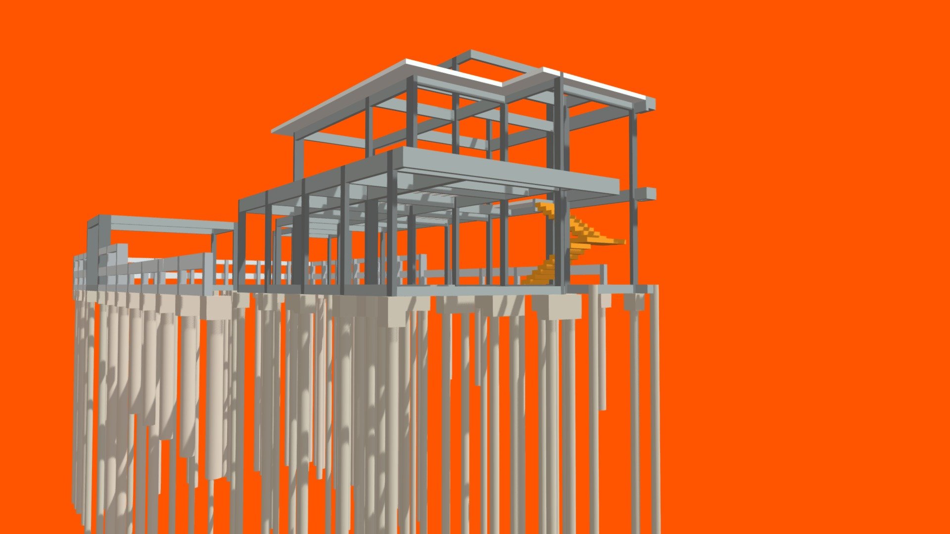Projeto Estrutural RC Nass - 3D model by bloco23engenharia (@bloco23 ...