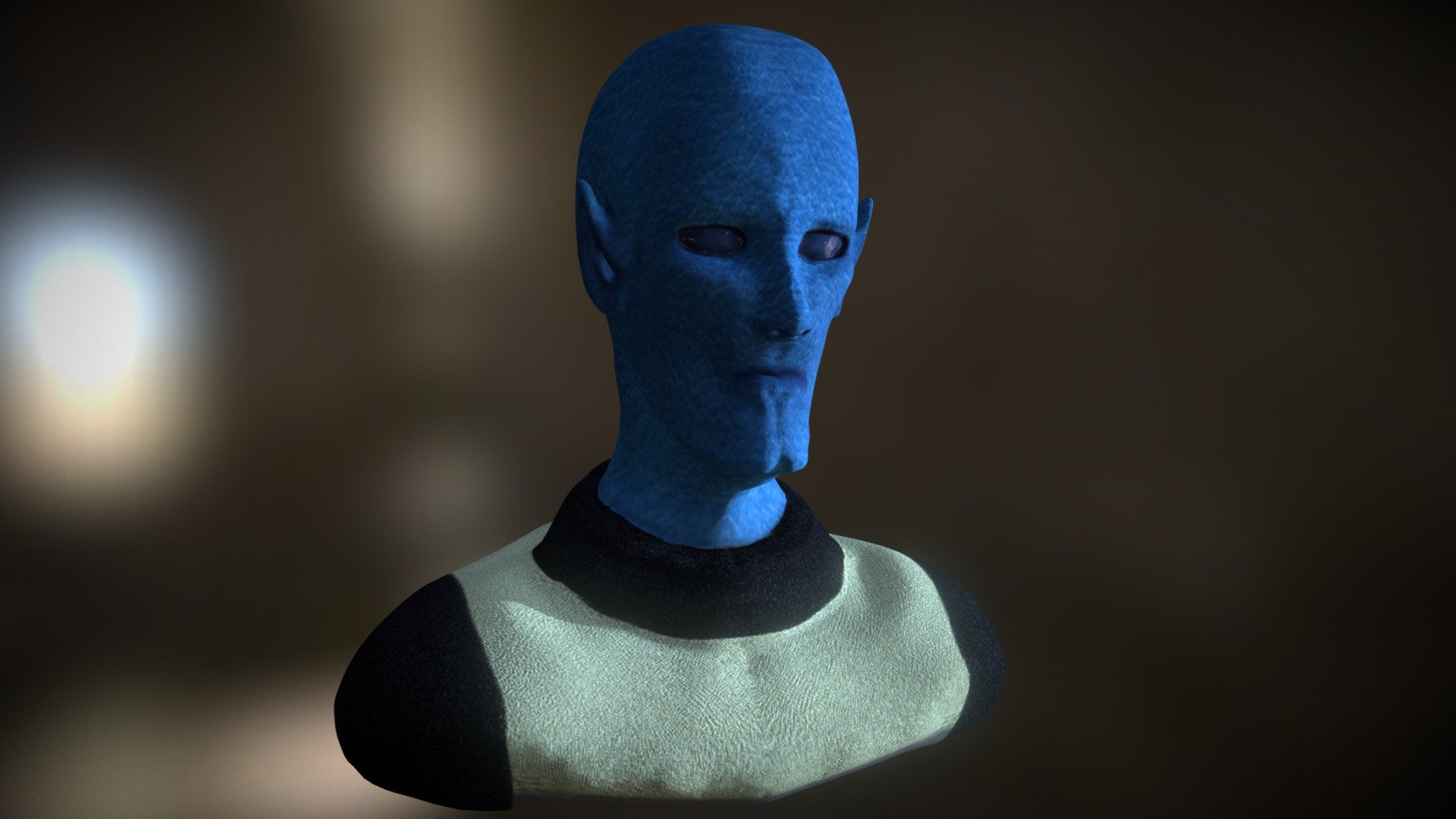 Blue Alien - 3D model by Eduardo Lacerda (@Eduardo.Lacerda) [267c65e ...