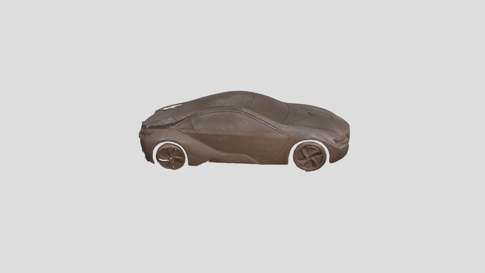 Clay Car - 3D model by iReal 3D (@iReal-3D) [267cc66] - Sketchfab
