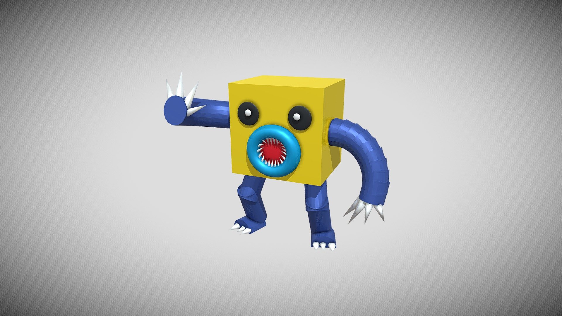 Cubic Monster by: Liran Koshen - Download Free 3D model by Colegio ...