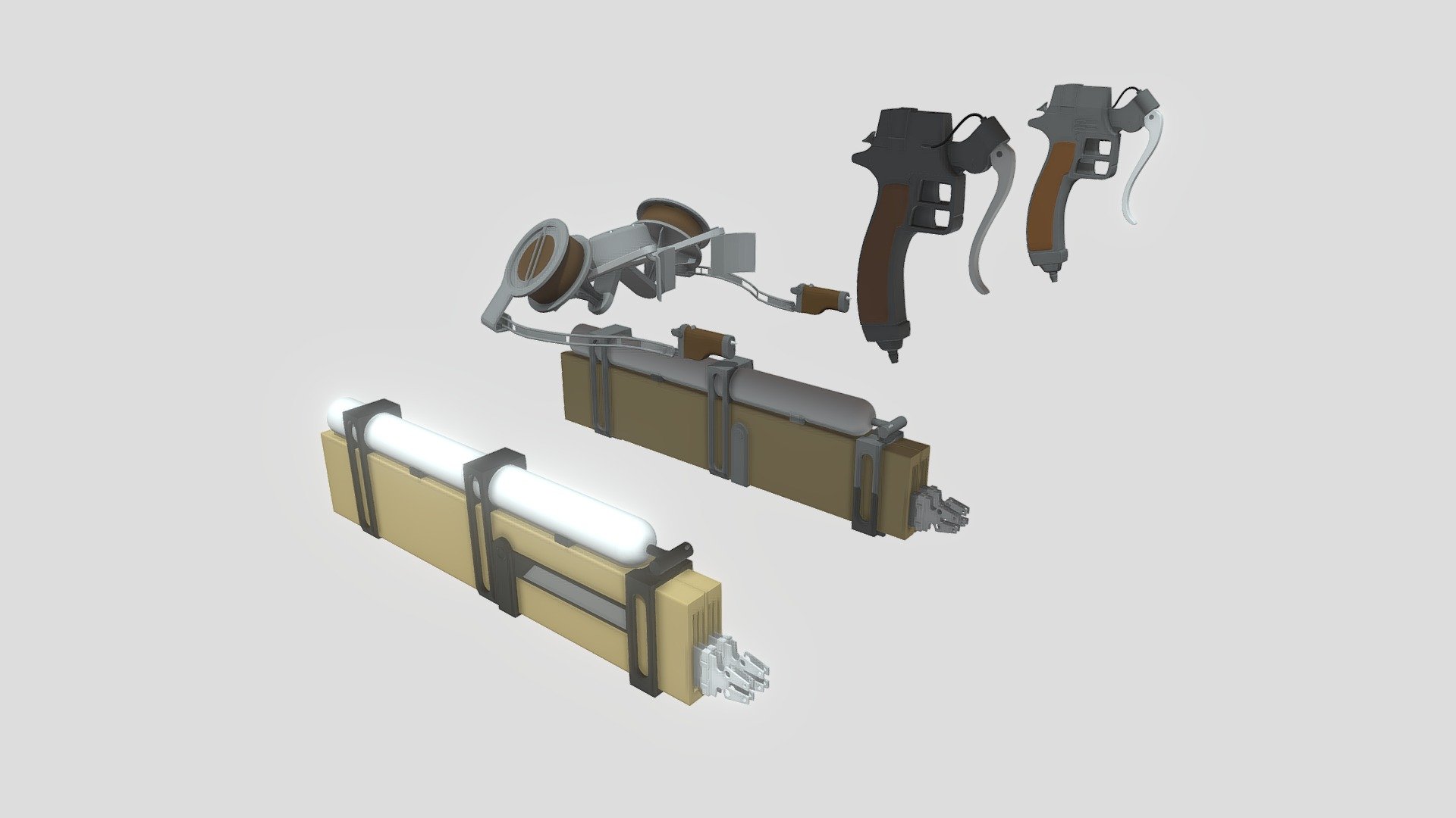 Odm Gear - Download Free 3D model by Tipperman [267def7] - Sketchfab