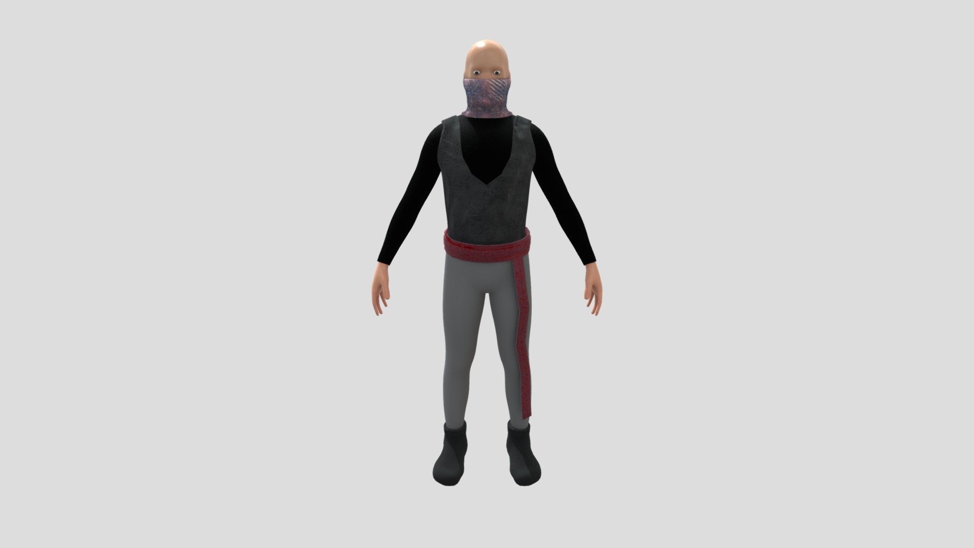 Ninja - 3D model by shania (@shaniap) [2680412] - Sketchfab