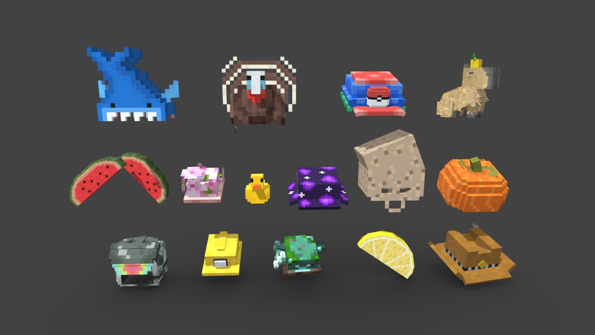 Custom Hats | Made for Minecraft - 3D model by iPlexity [26808f7 ...
