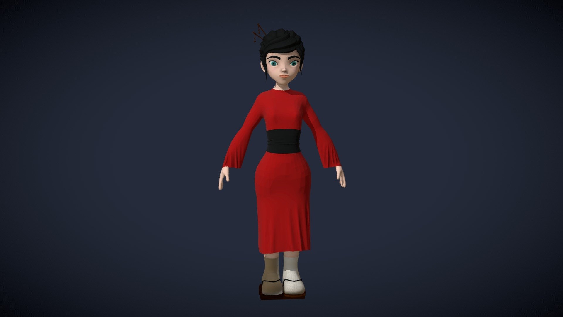 Low Poly japanese character - Buy Royalty Free 3D model by irenevicente ...