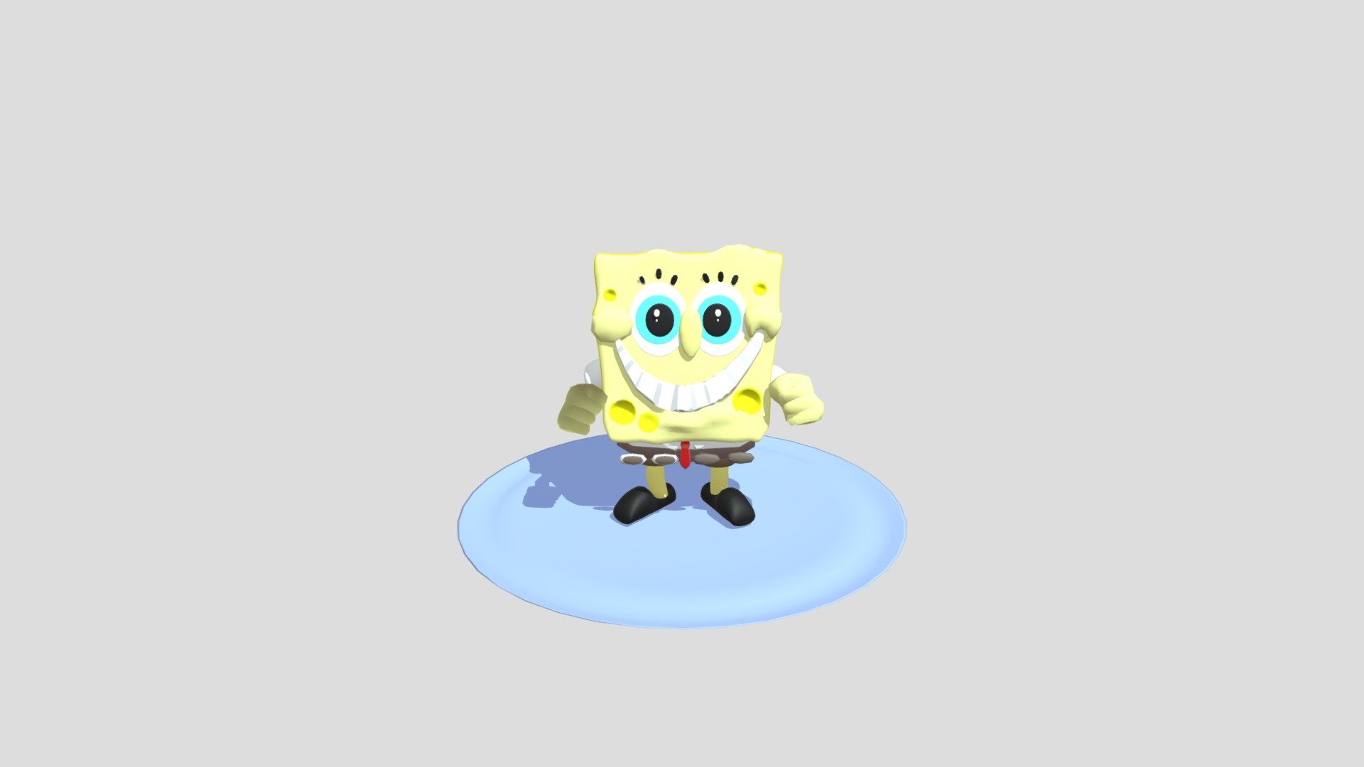 Spongebob 3d Model By Sadia Cyrus [2682a3c] Sketchfab