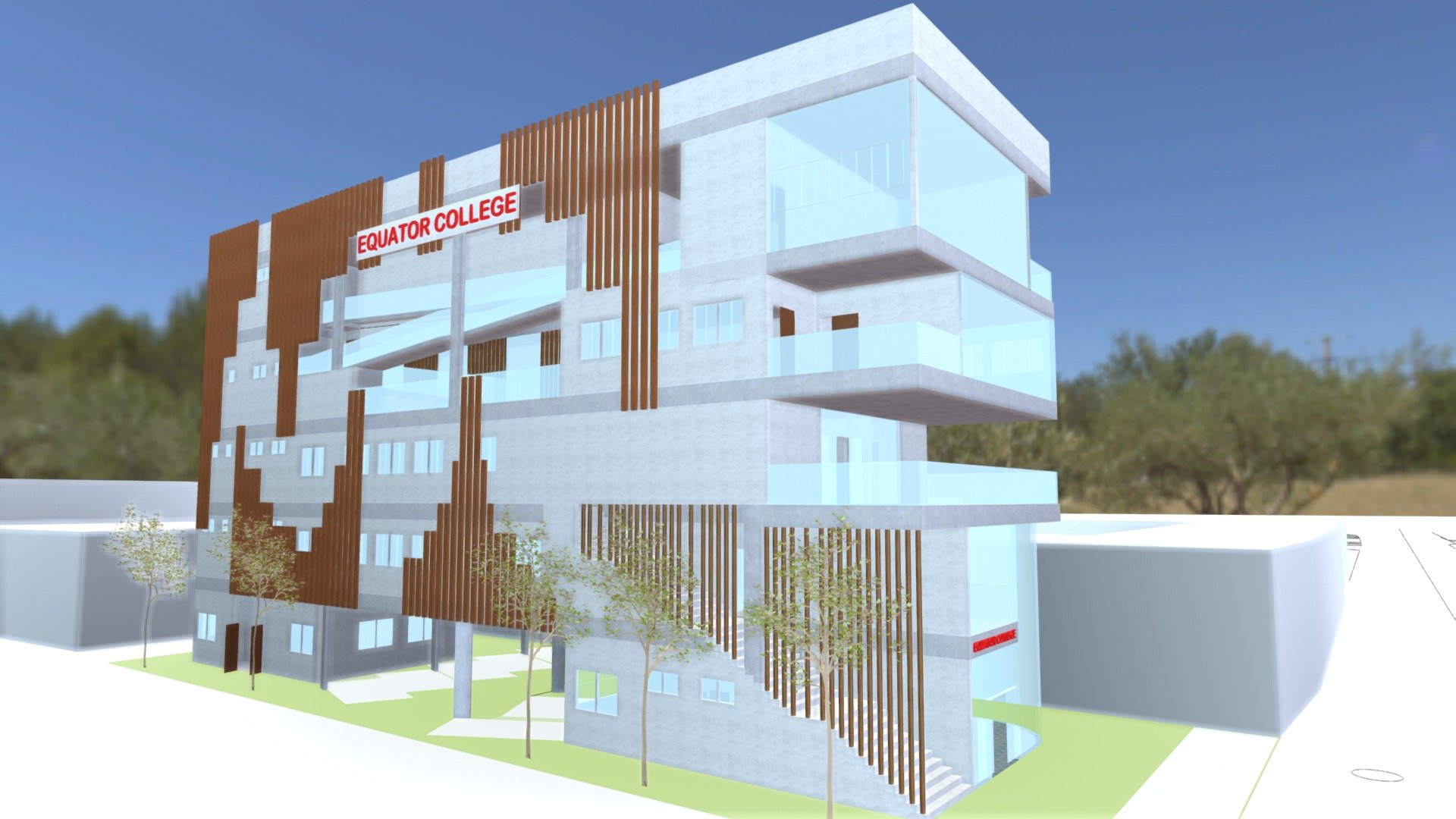 EQUATOR EXTENSION & ART EXPERIENCE CENTRE - 3D model by ...