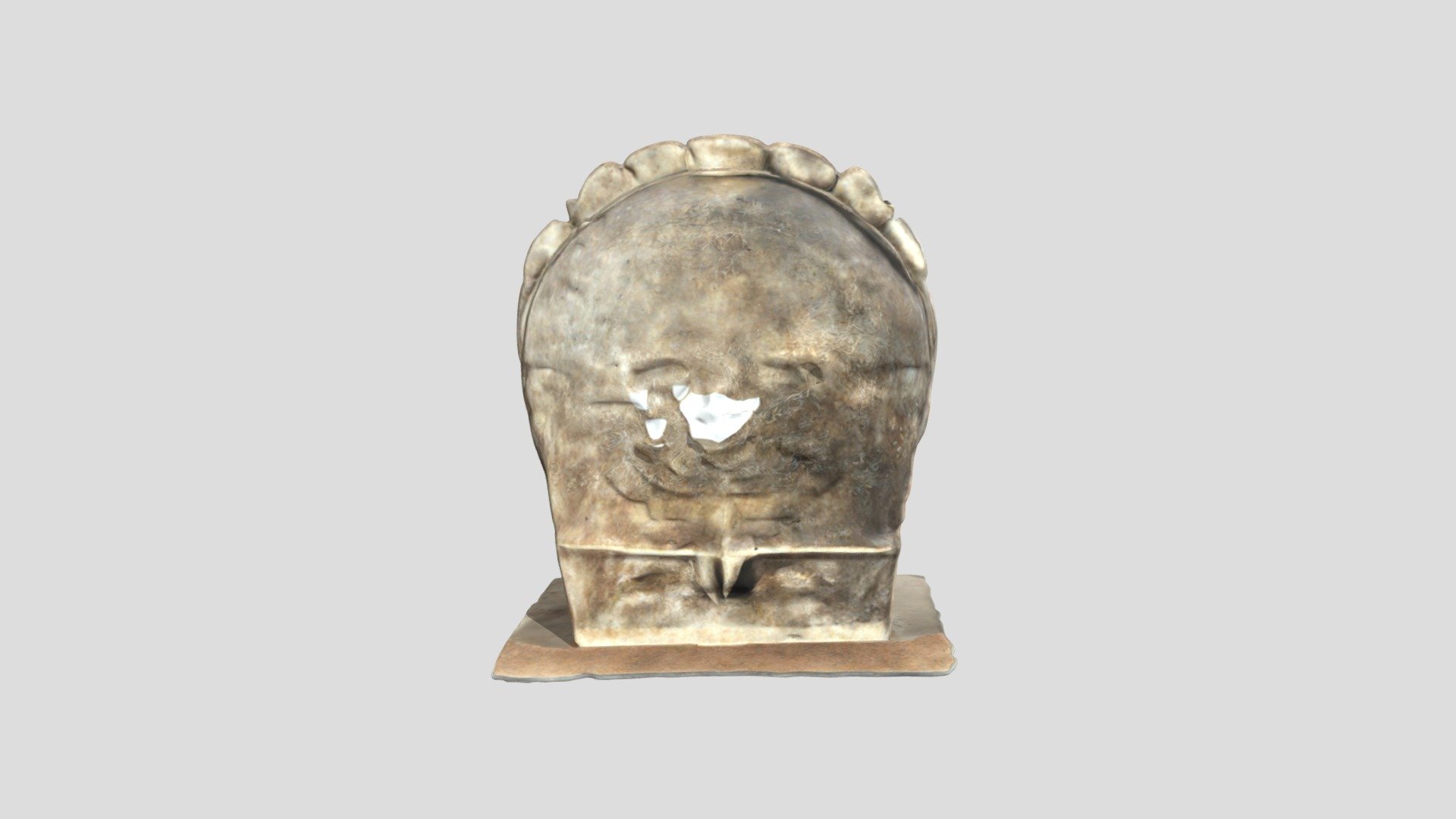 Prasasti Telaga Batu, Sriwijaya - 3D model by bassgaming126 [2688147 ...