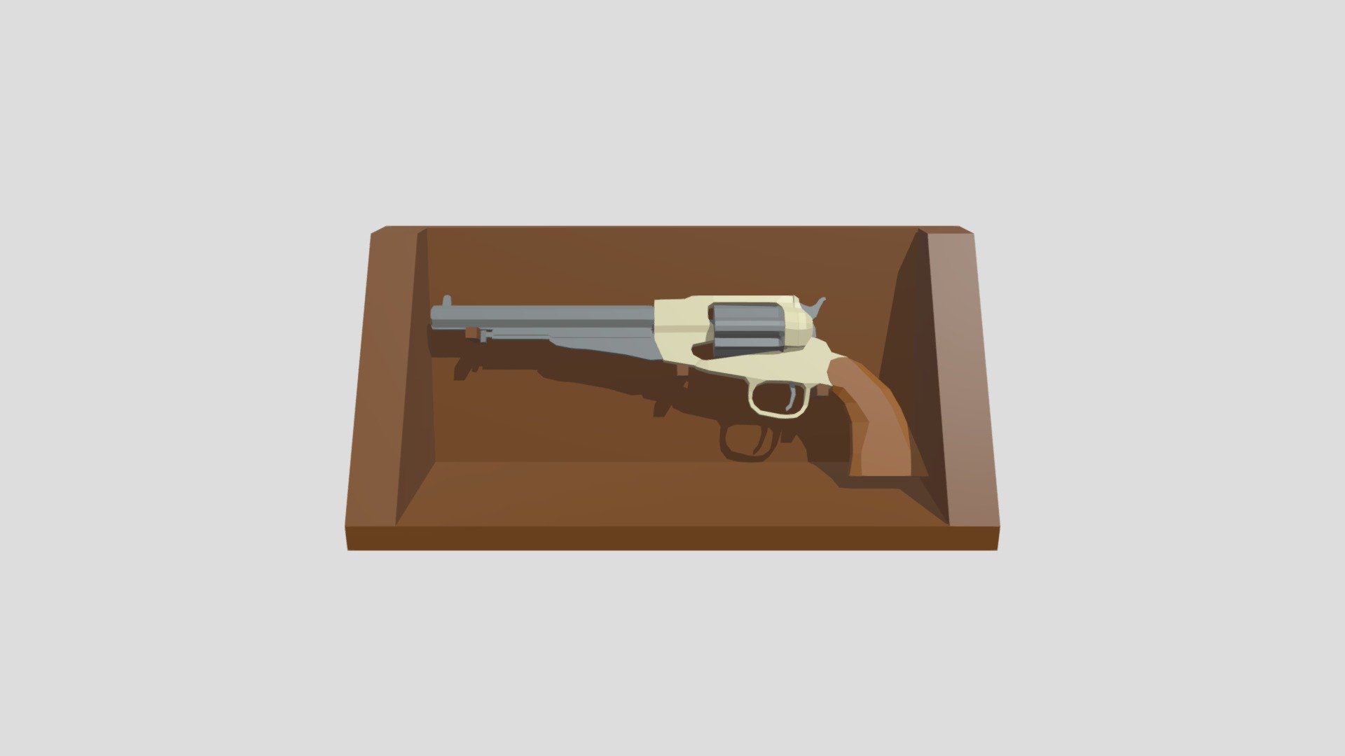 Low Poly 1851 Colt Navy Revolver [Free] - Download Free 3D model by The ...